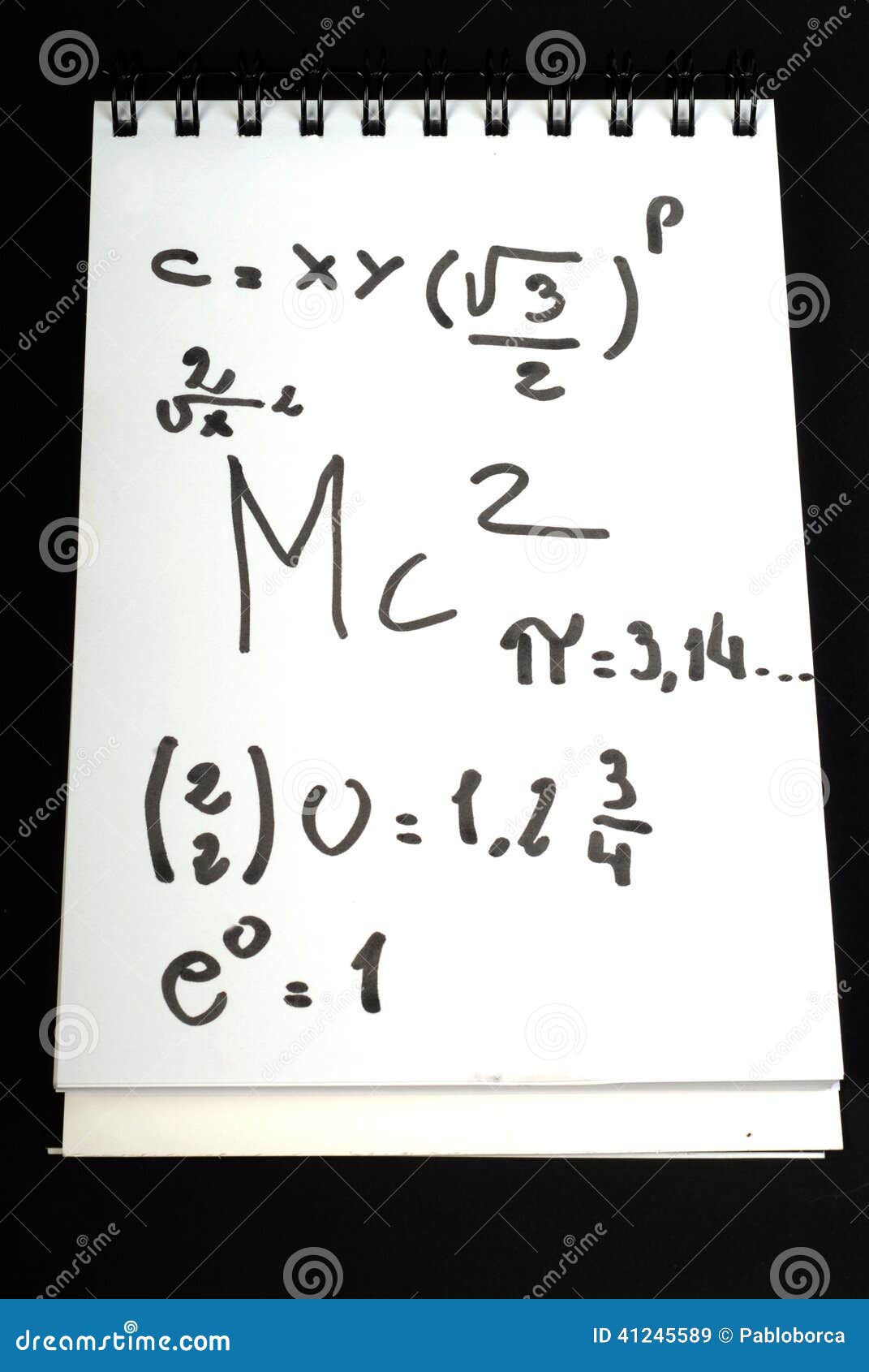 Math Notes stock image. Image of math, book, notes, view - 41245589