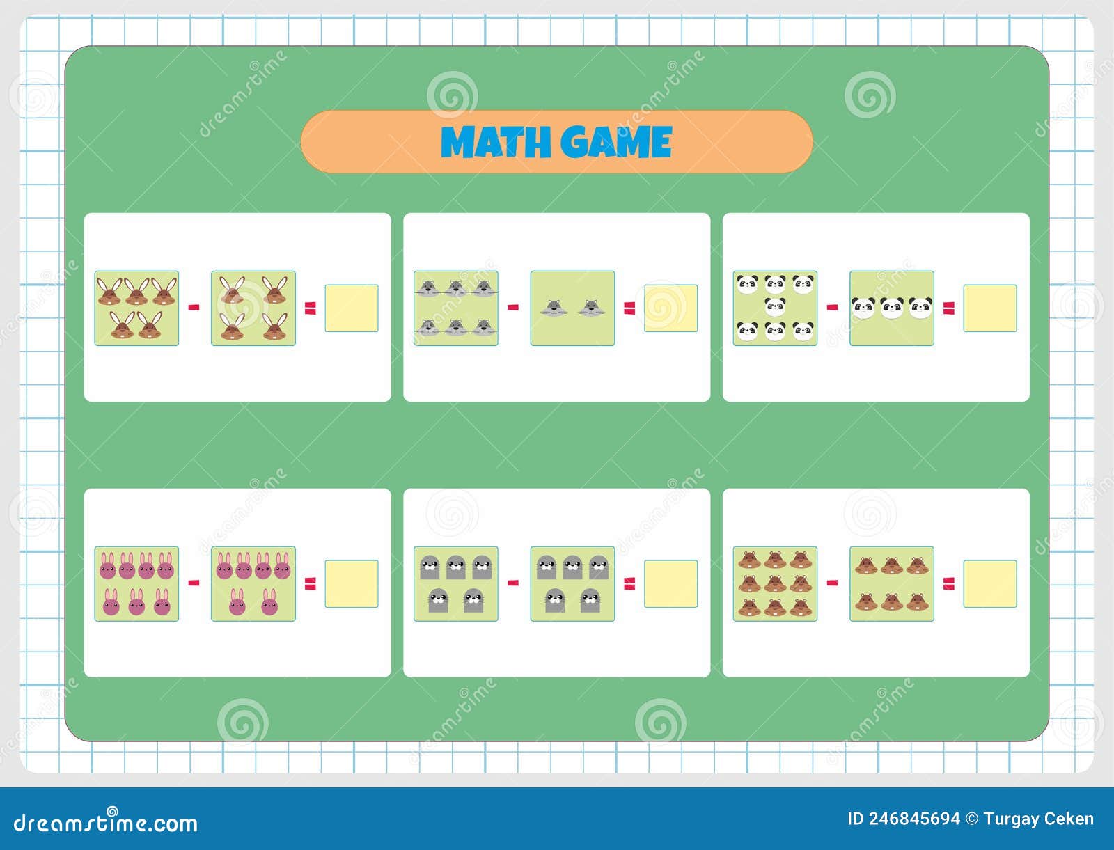 Math Operation with Maze Game for Kids Stock Vector - Illustration of ...