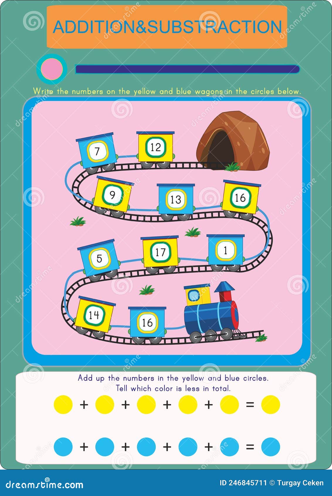 Math Operation with Maze Game for Kids Stock Illustration ...