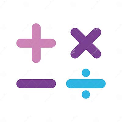 Math Operators Symbols Vector Stock Vector - Illustration of commerce ...