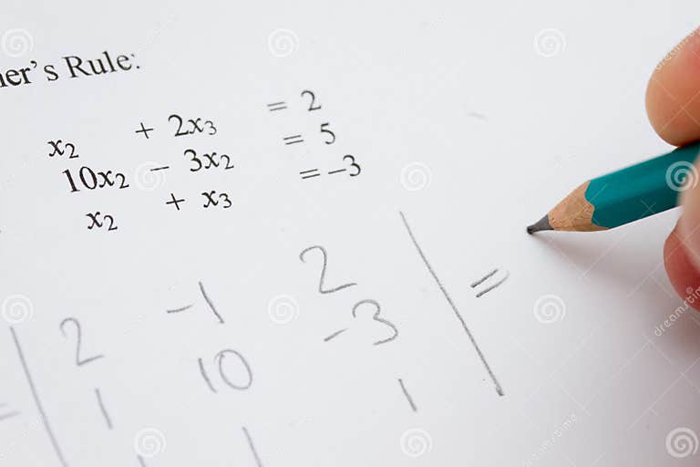 Math problem stock image. Image of paper, college, engineering - 18983765