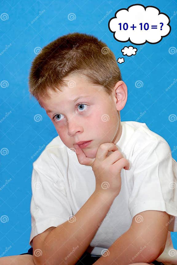 Math Problem Solving Concept Stock Photo - Image of emotion ...