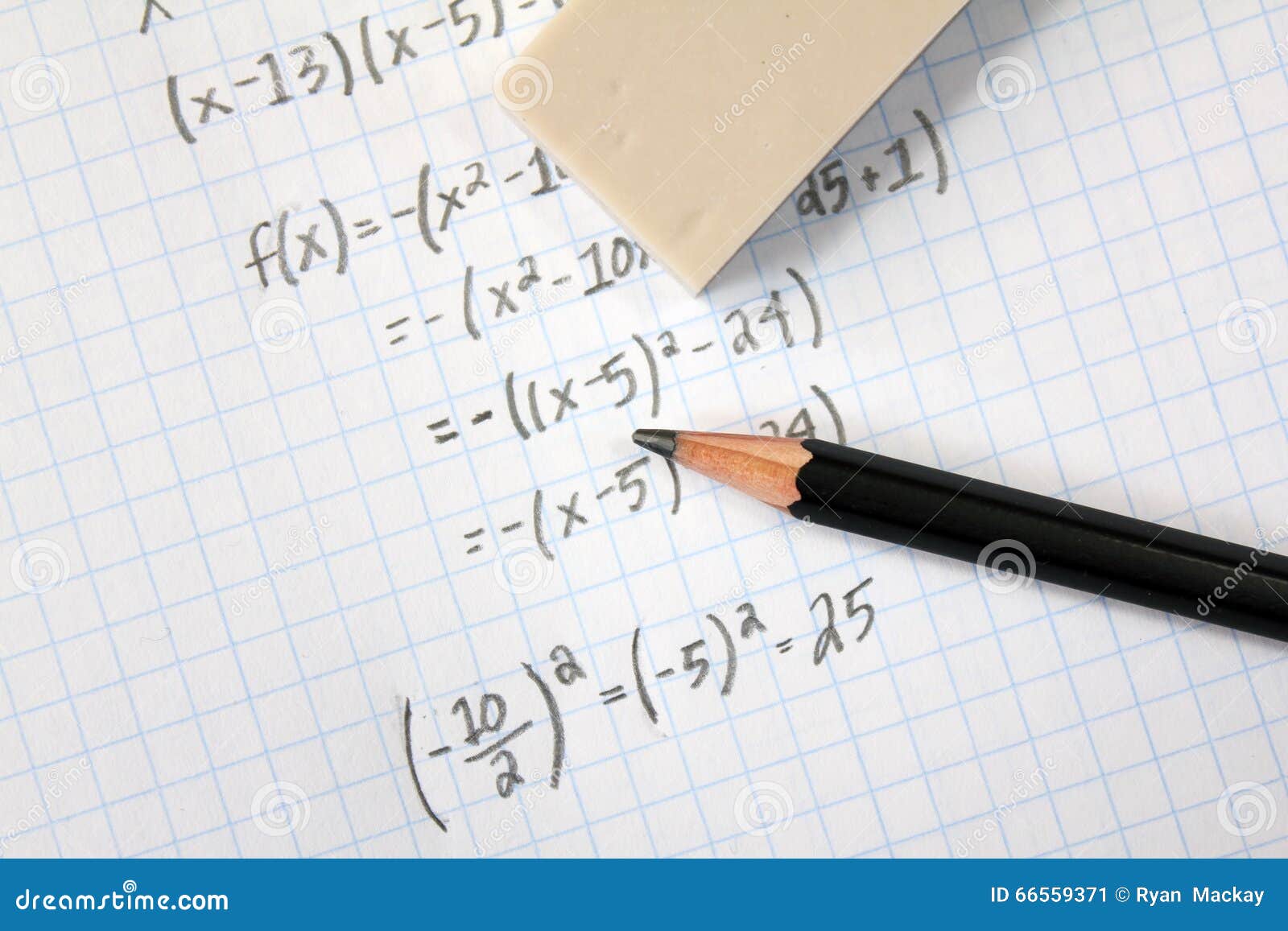 Math Problems stock image. Image of paper, calculate - 66559371