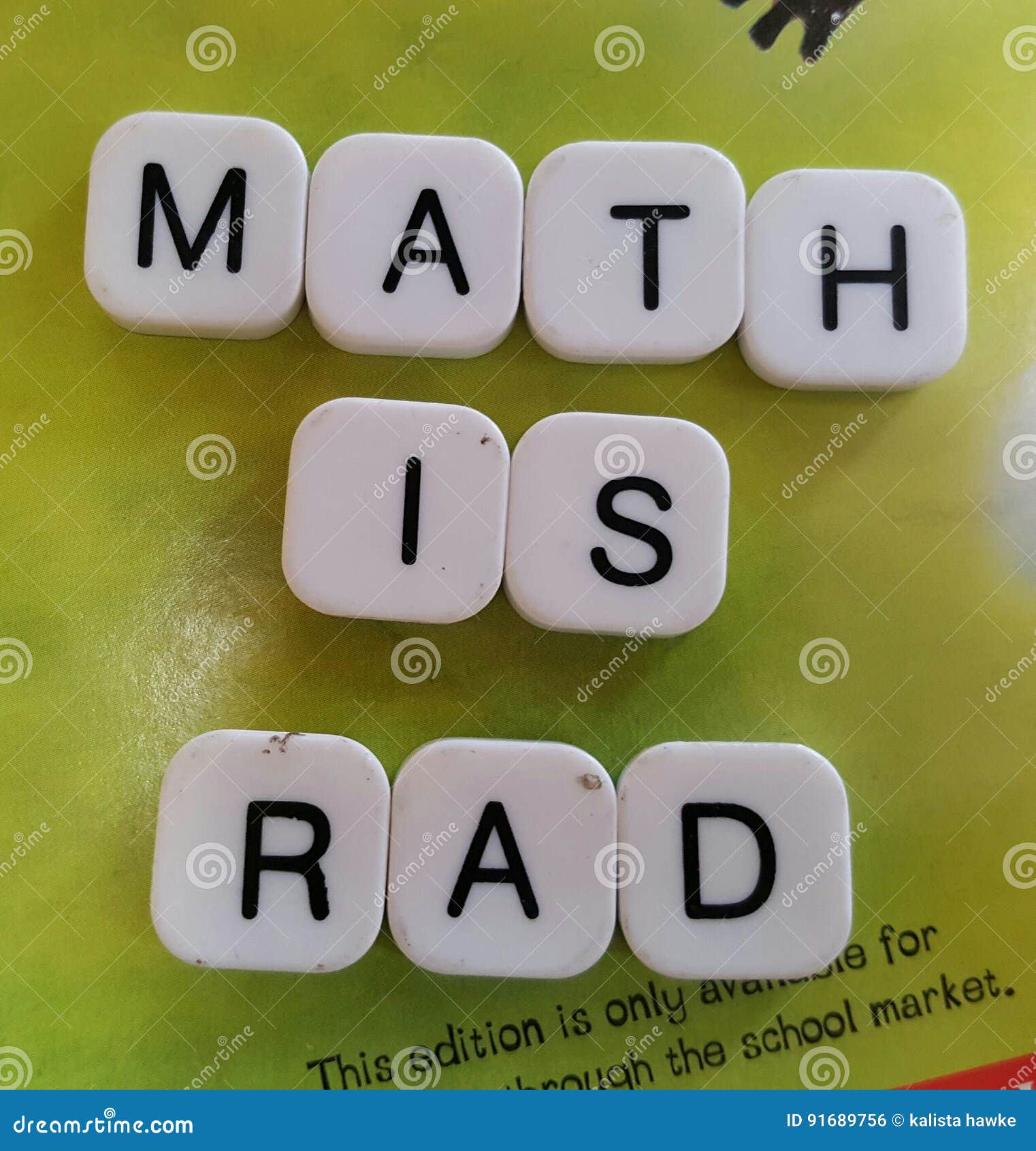 Math is Rad stock photo. Image of math, sign, mathematics - 91689756