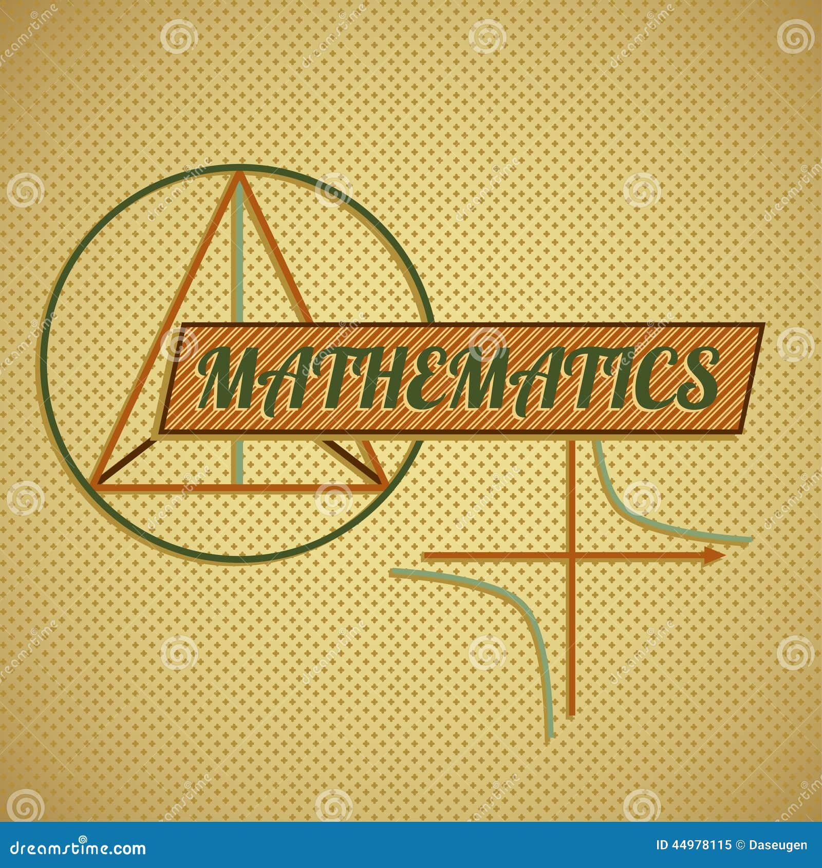 Math stock vector. Illustration of line, geometry, function - 44978115