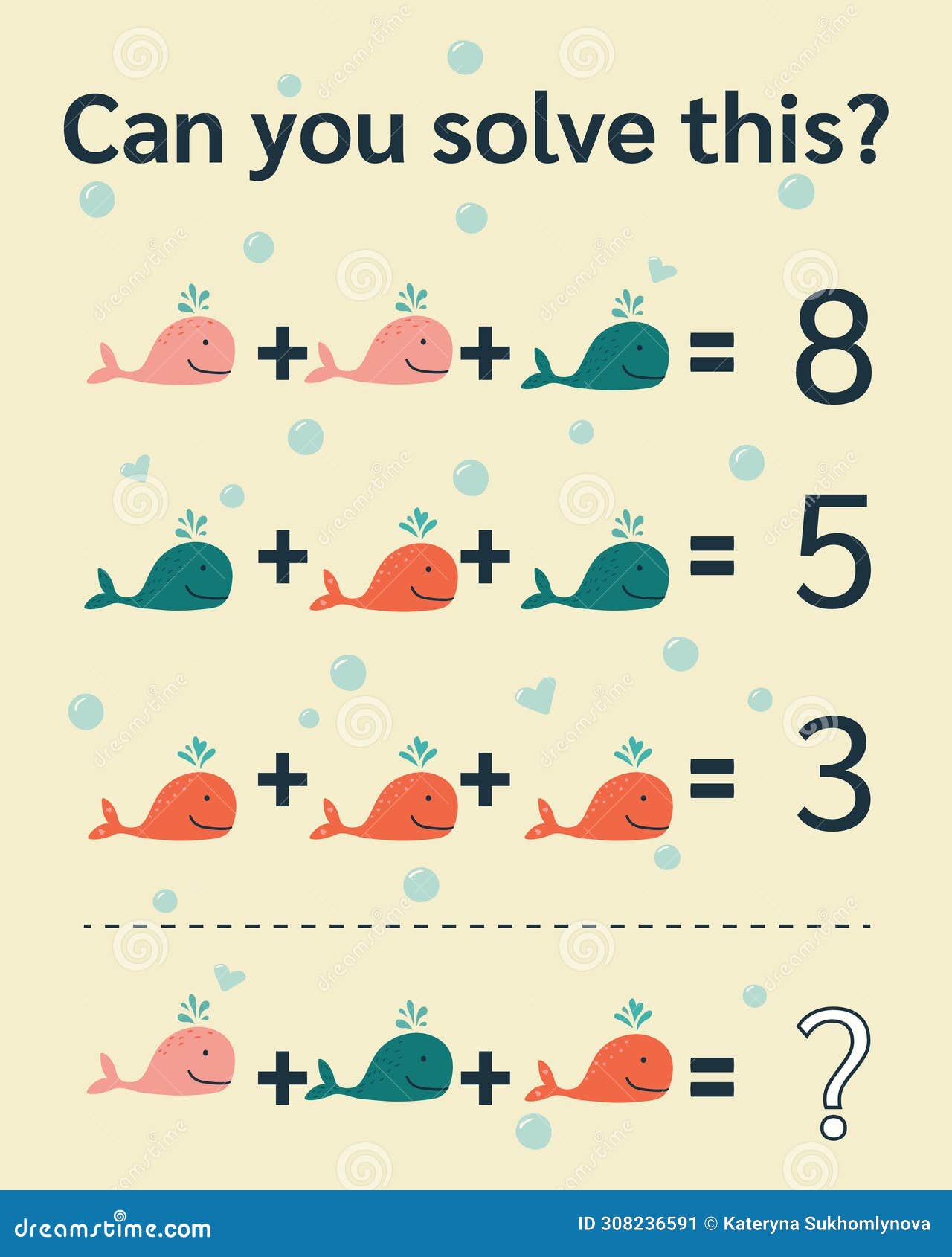Math Riddle for Kids and Adults. Picture Equations, Fun Picture Math ...