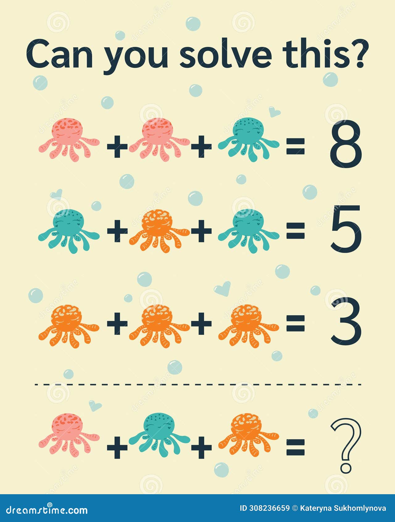 Math Riddle for Kids and Adults. Picture Equations, Fun Picture Math ...