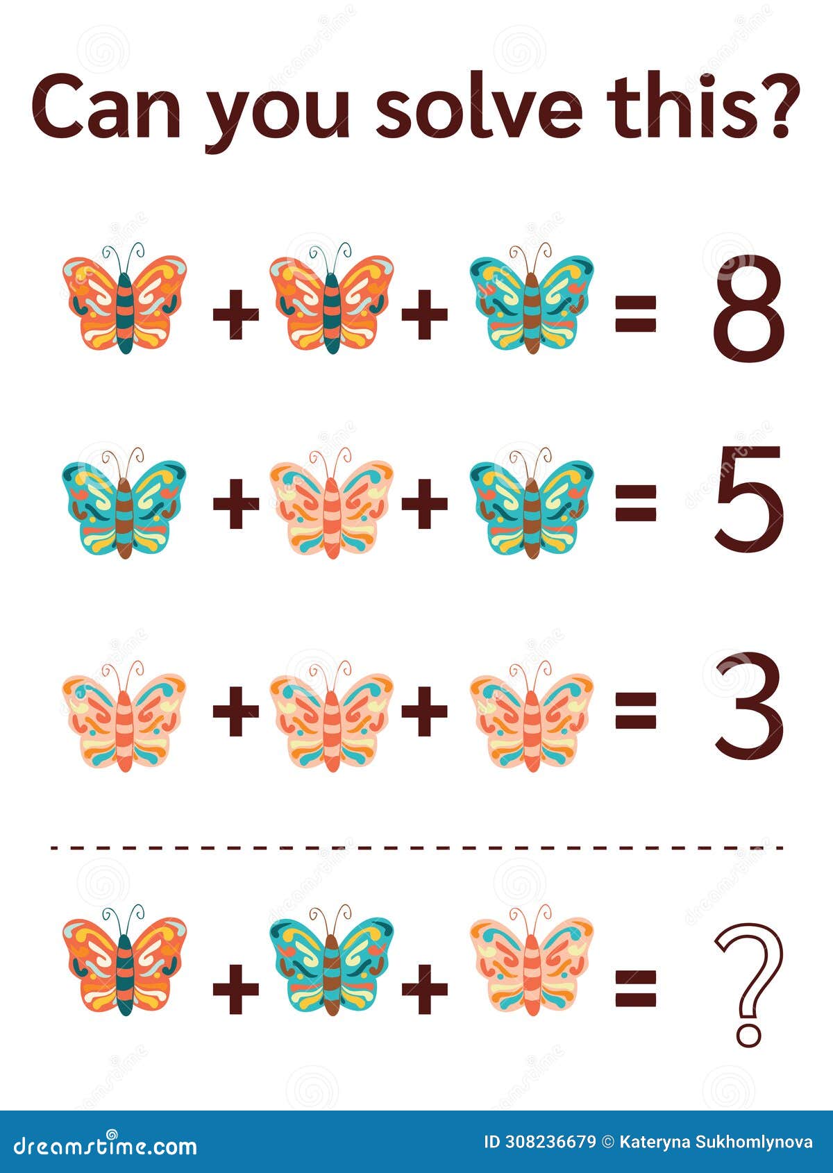 Math Riddle for Kids and Adults. Picture Equations, Fun Picture Math ...