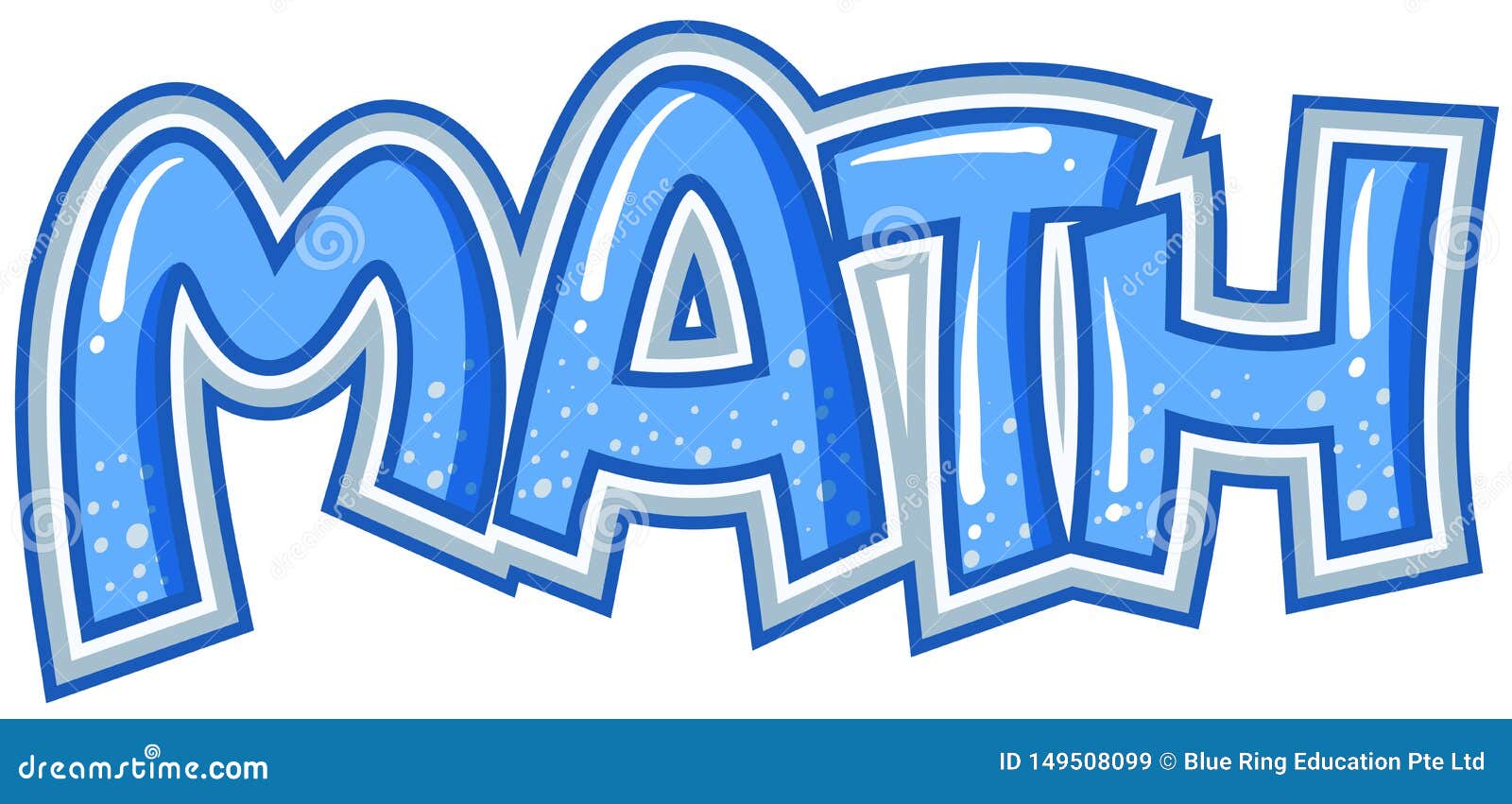 A math sign banner stock illustration. Illustration of active - 149508099