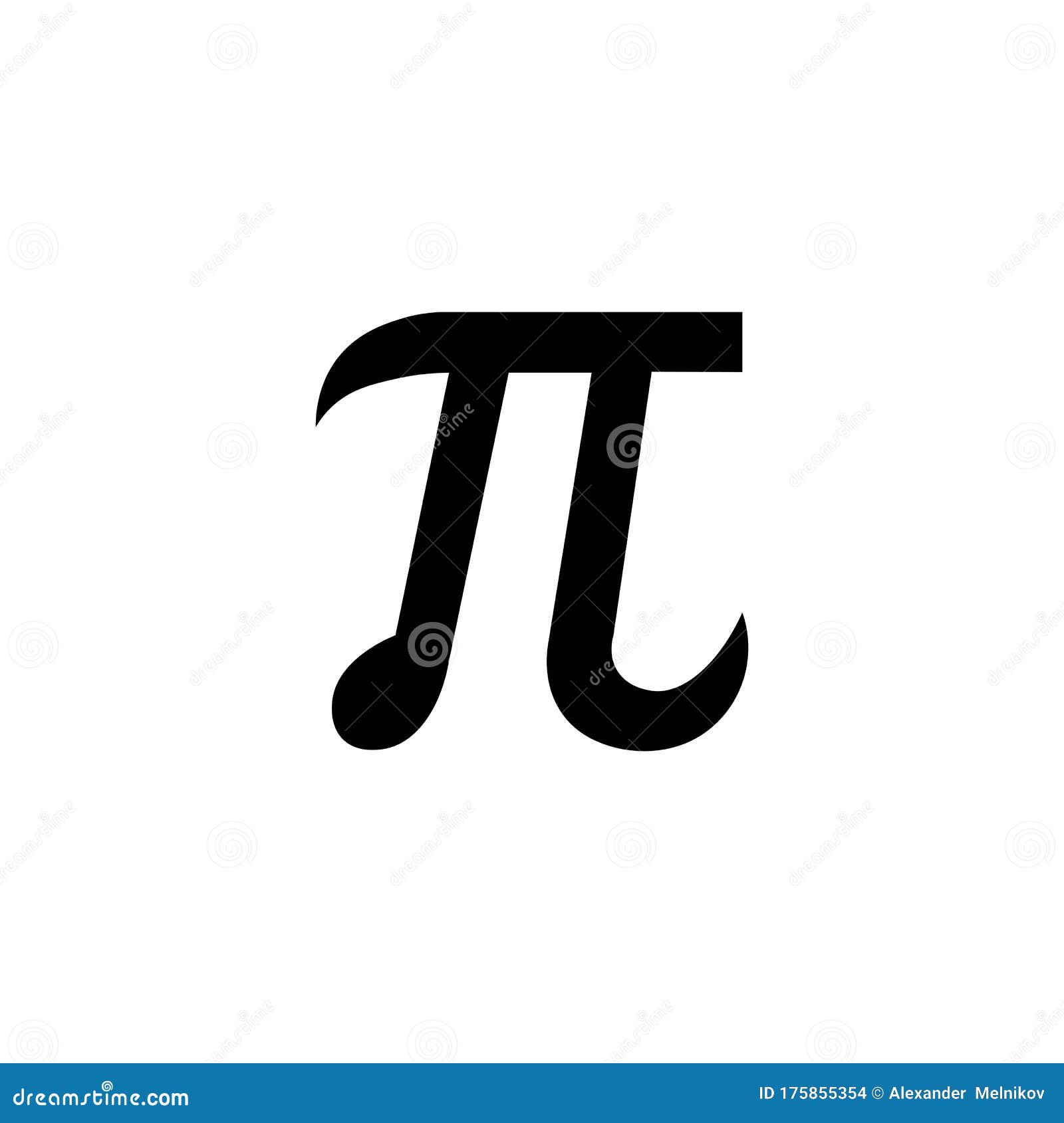Math Sign Pi Icon. Vector Illustration Eps 10 Stock Illustration ...