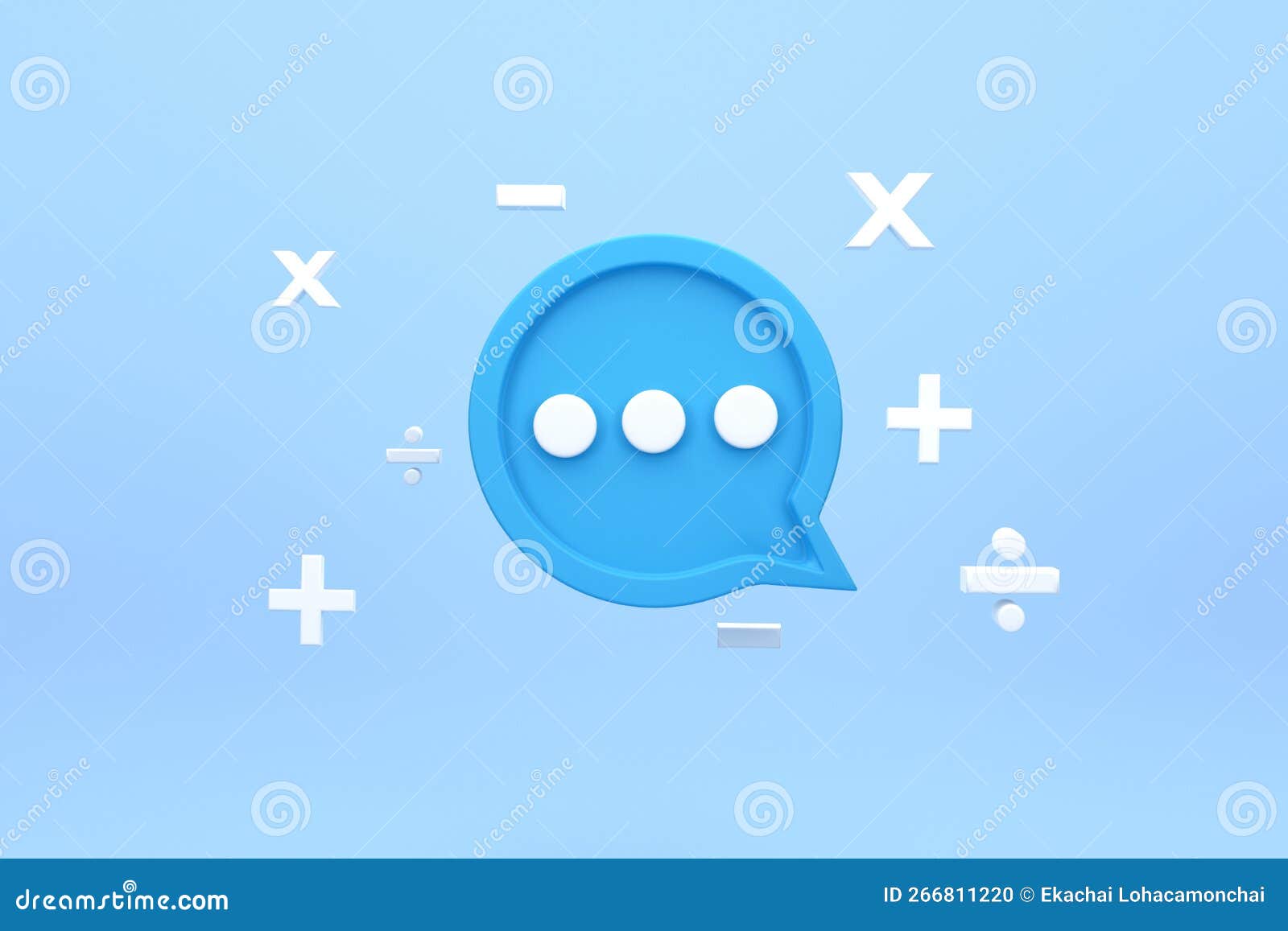 Math Sign Speech Bubble. Be Careful With Your Words, Think Before You ...