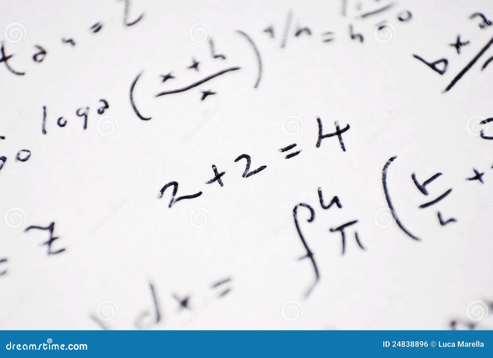 Math is simple stock photo. Image of education, lesson - 24838896