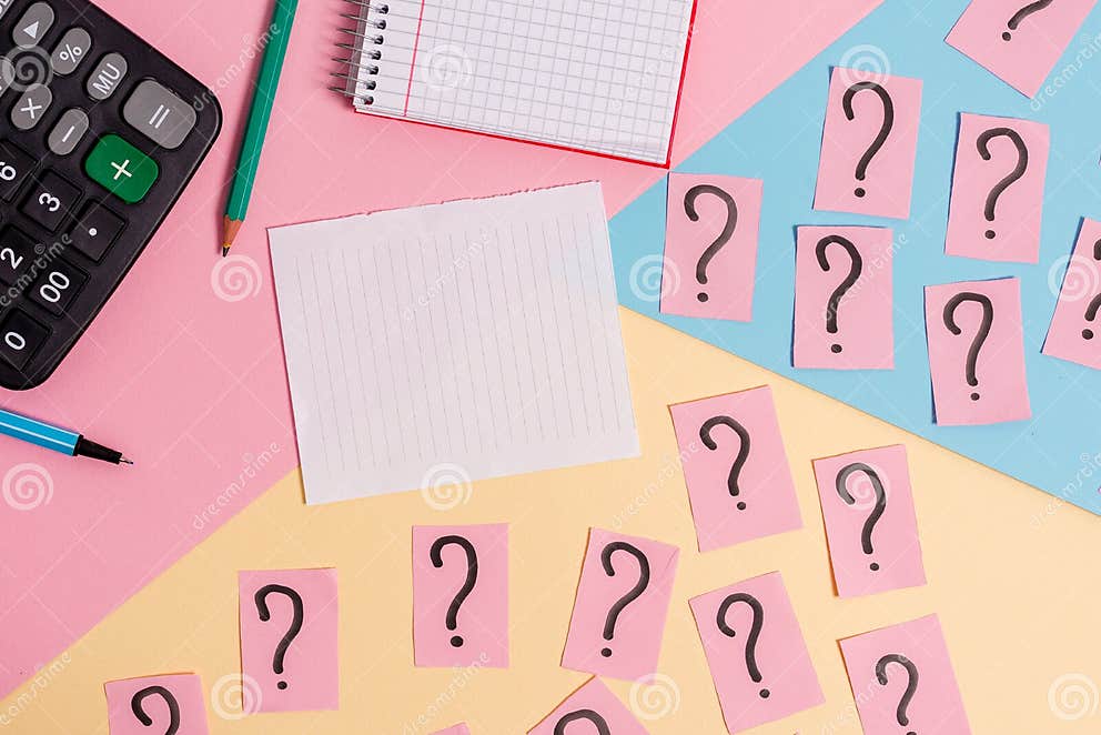 Math Stuff with Scribbled and Crumbling Papers Plus Writing Equipment ...