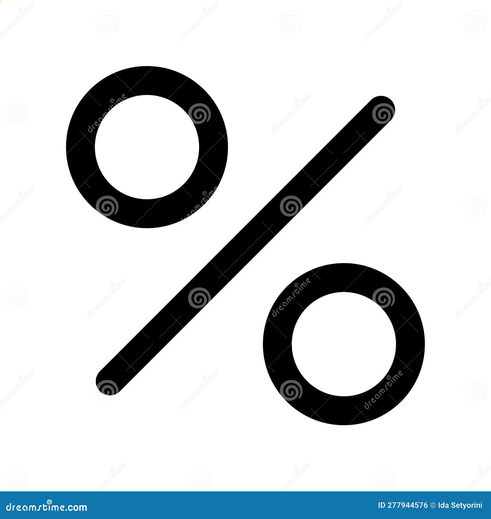 Math Symbol Icon Percent Vector Stock Illustration - Illustration of ...
