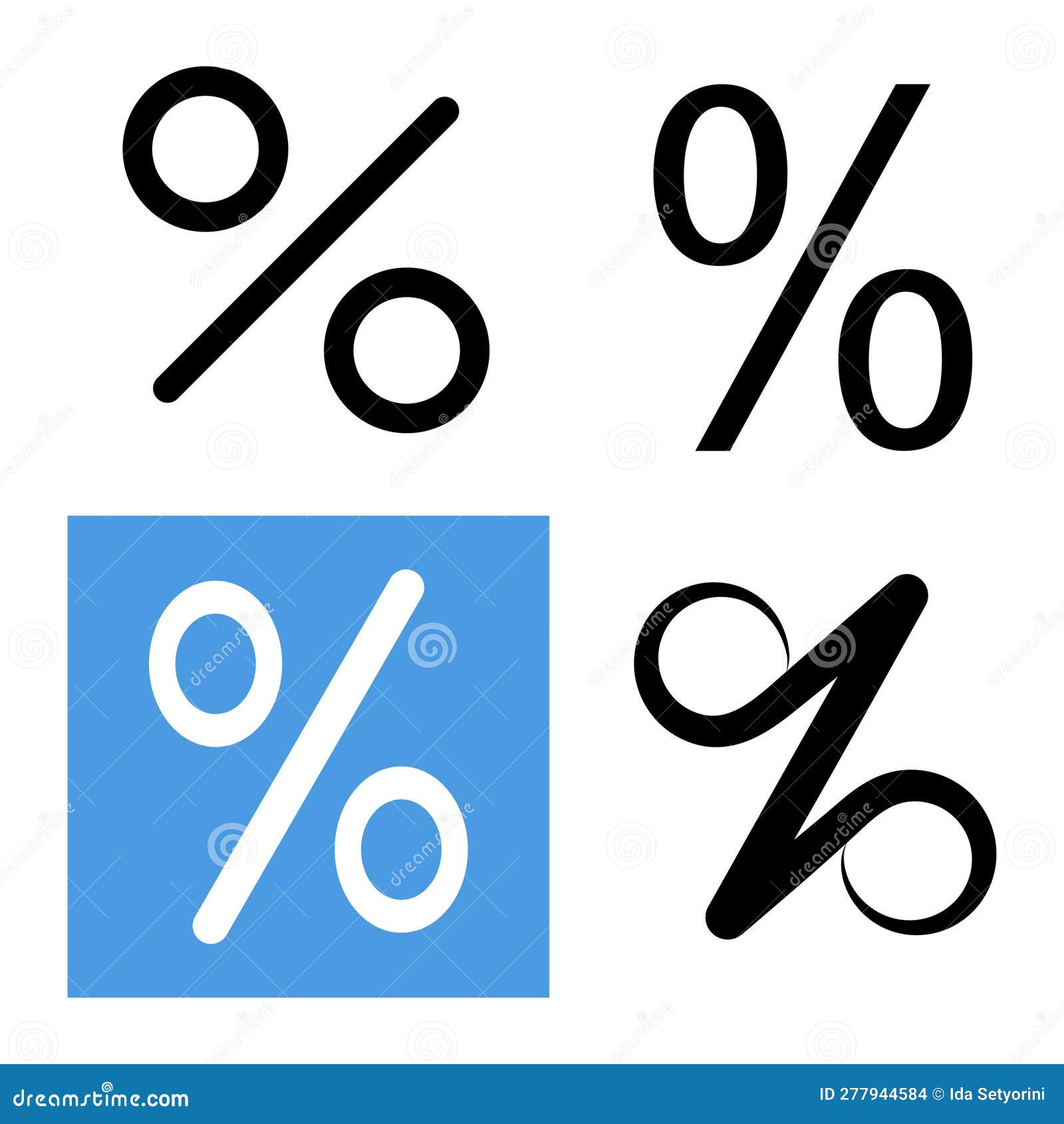 Math Symbol Icon Percent Vector Stock Illustration - Illustration of ...