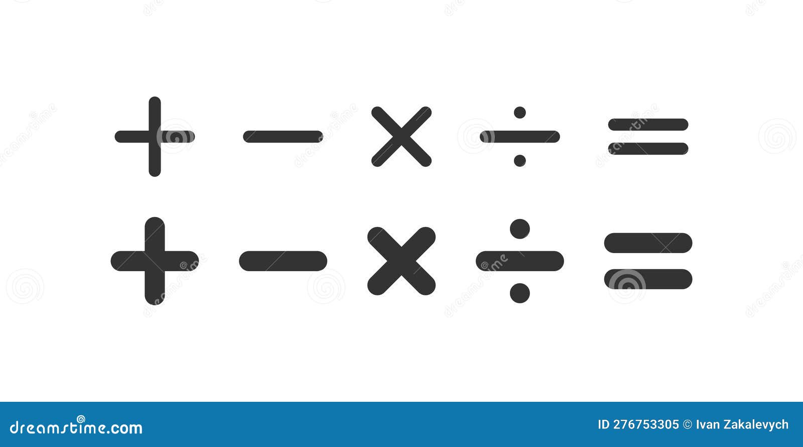 Maths Icon. Line Simple Science Icon For Templates, Web Design And ...