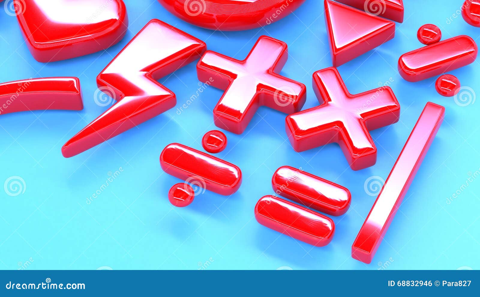 Math symbols stock illustration. Illustration of plus - 68832946
