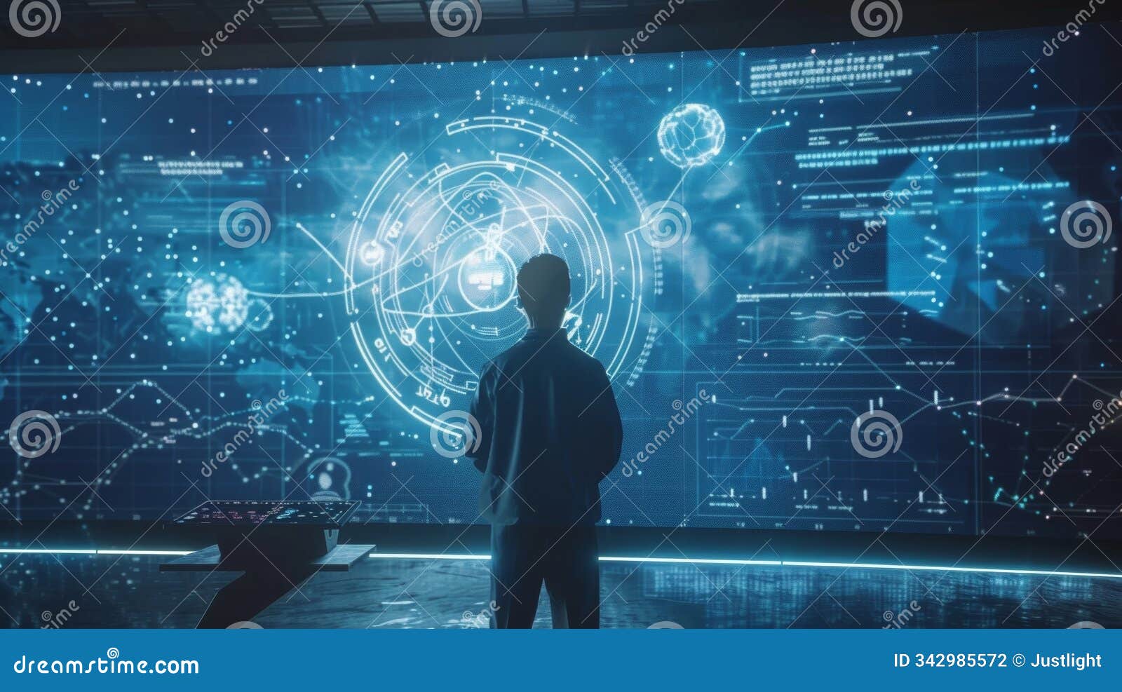 A Math Teacher Demonstrates Complex Equations in Realtime through an ...