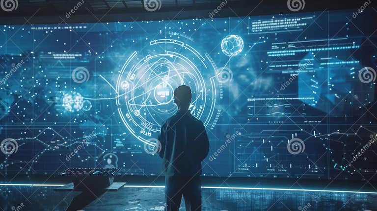 A Math Teacher Demonstrates Complex Equations in Realtime through an ...