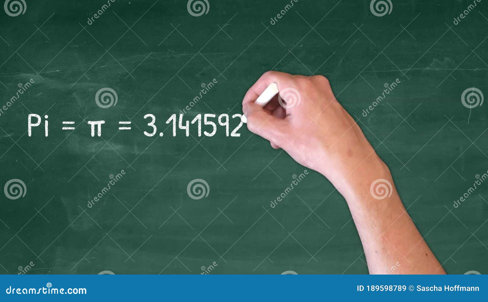Math Teacher Writes First Twenty Digits of Pi on the Class Board ...