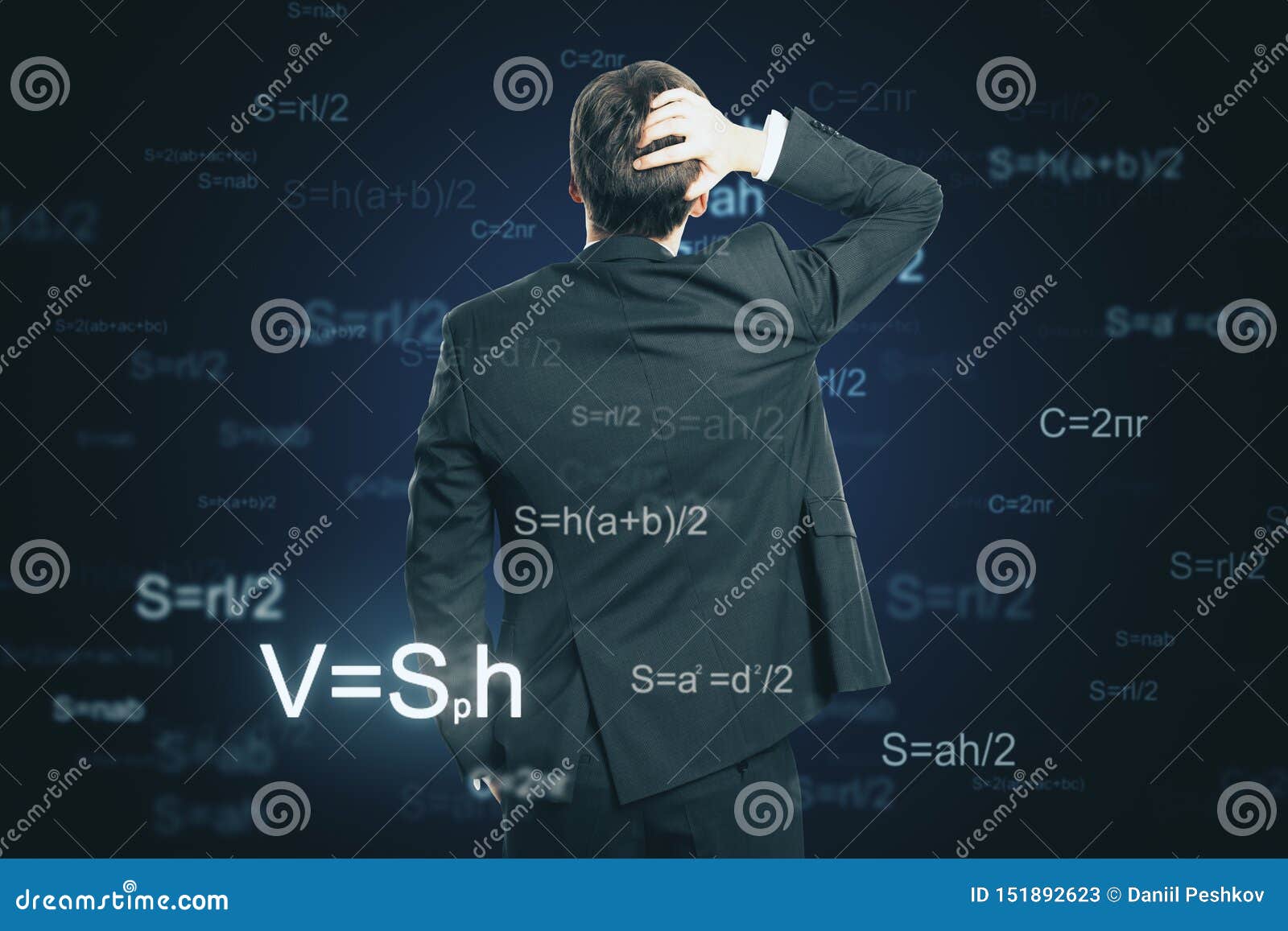 Math and think concept stock image. Image of mathematical - 151892623