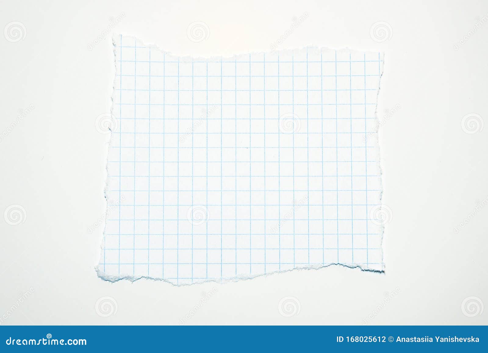 Torn Math Paper Isolated on White- Stock Photo Stock Photo - Image of ...