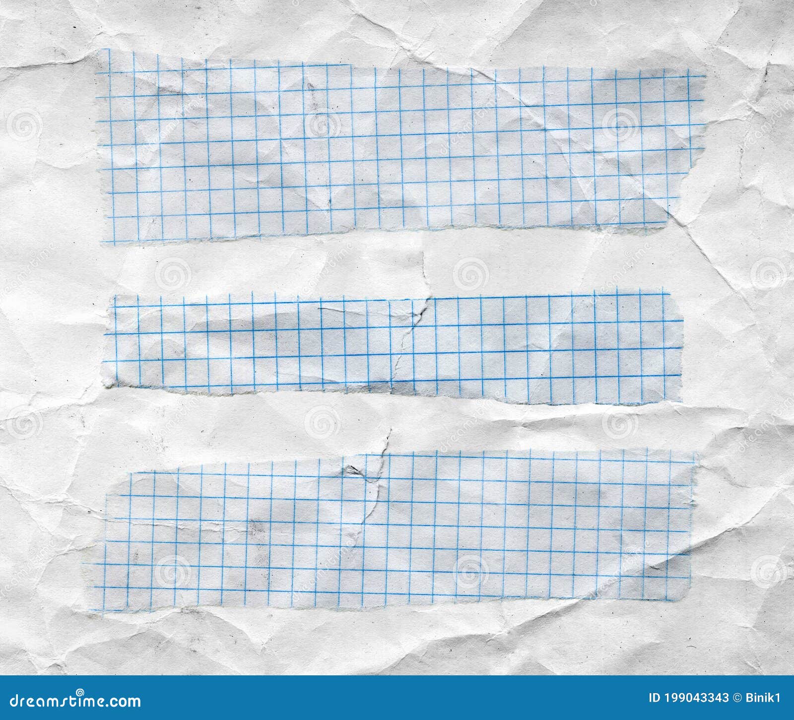 Math Torn Papers Isolated on Wrinkled White Paper Sheet Stock Image ...