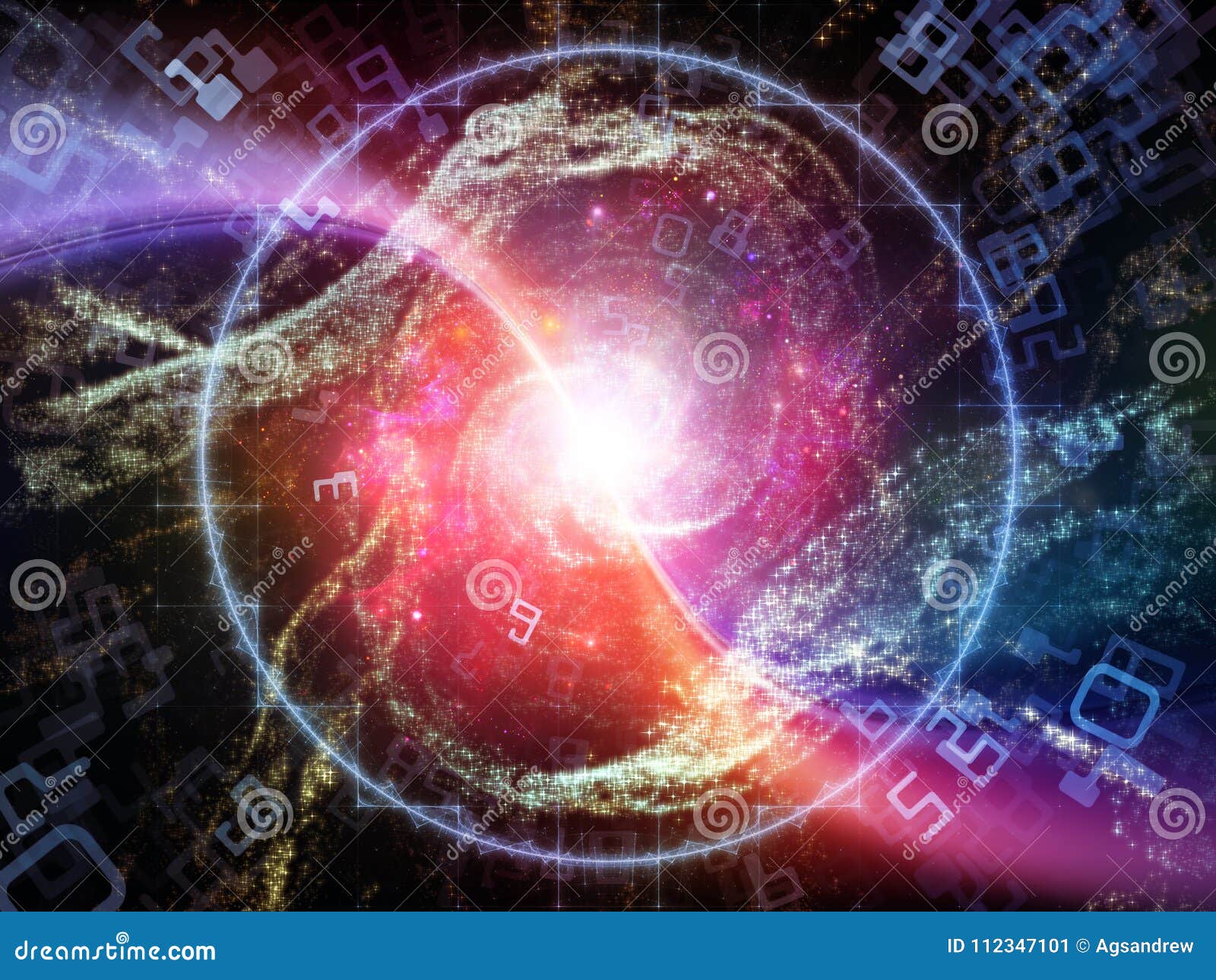 Advance of Numbers stock illustration. Illustration of geometry - 112347101