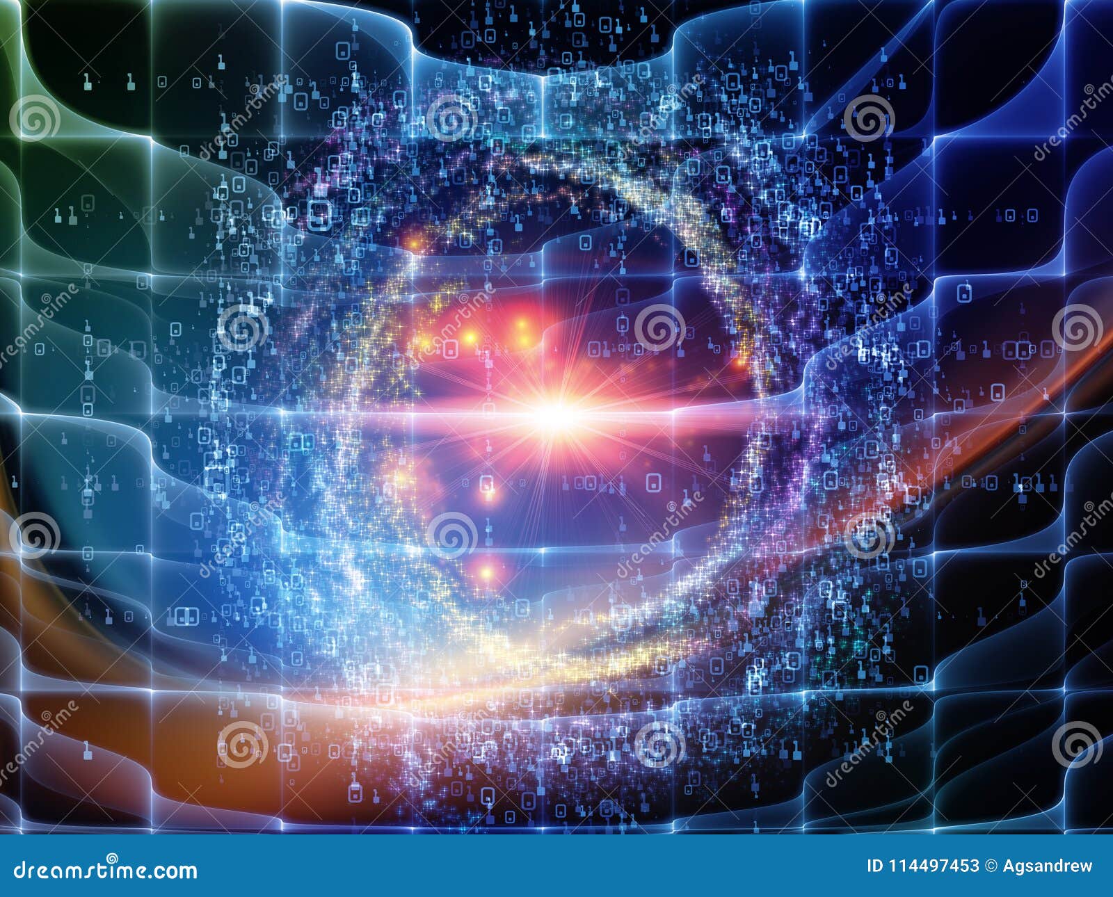 Depth of Numbers stock illustration. Illustration of integer - 114497453