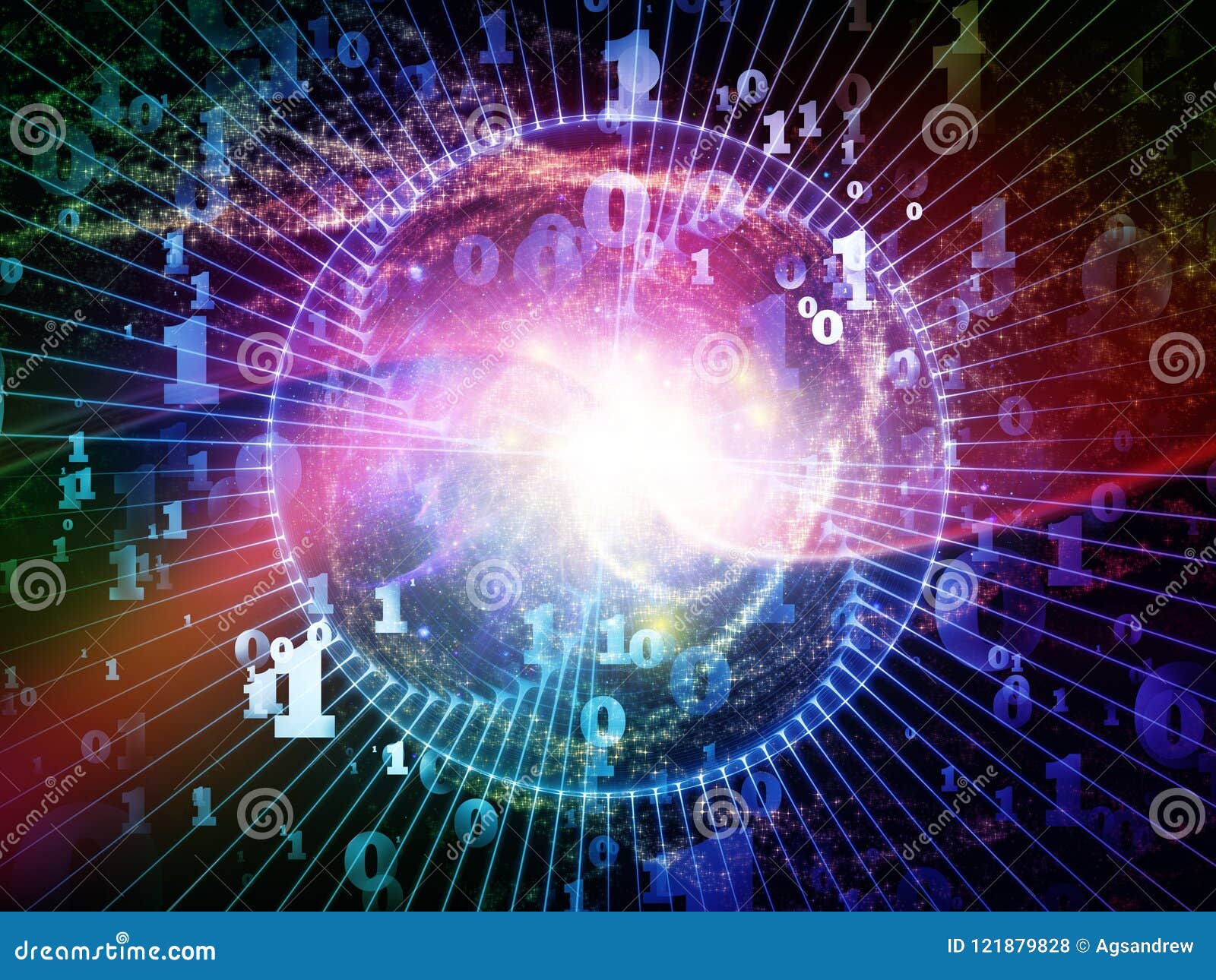 Depth of Numbers stock illustration. Illustration of element - 121879828