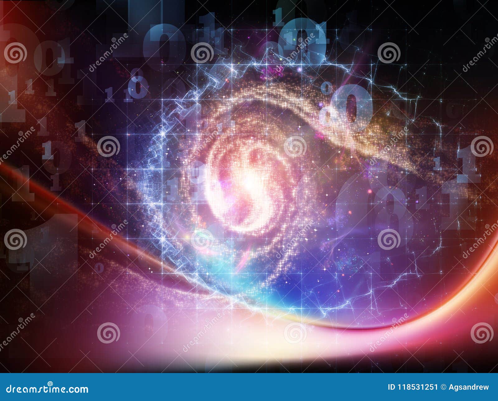 Realms of Numbers stock illustration. Illustration of arrangement ...