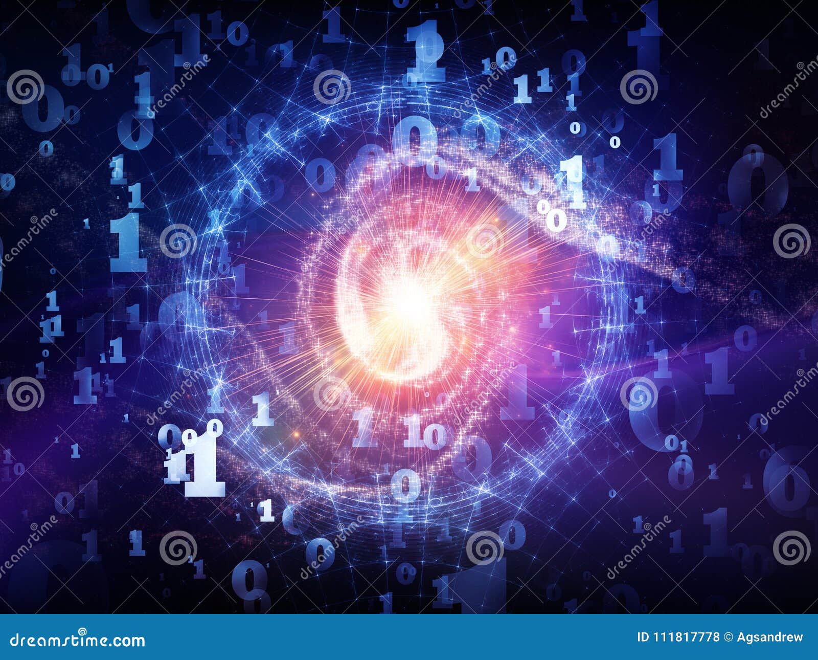 Computing Numbers stock illustration. Illustration of math - 111817778