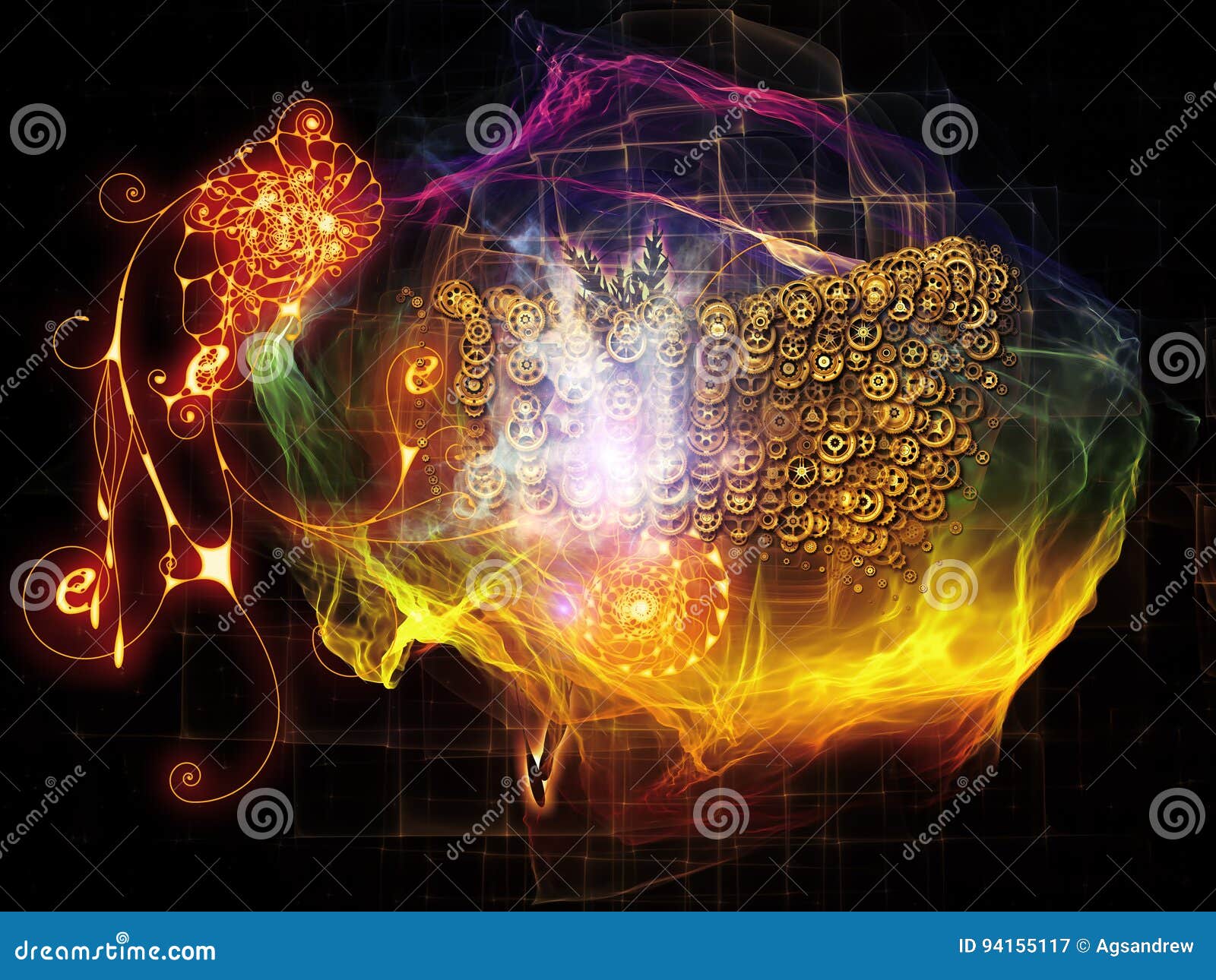 Math Visualization Energy stock illustration. Illustration of detail ...