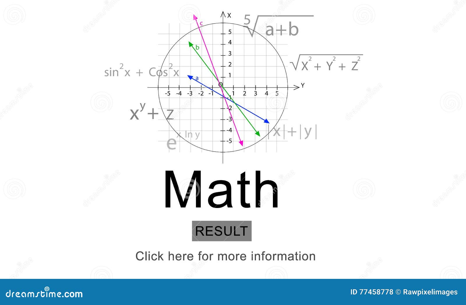Mathe-mathematisches Bildungs-Wissens-Schulkonzept Stock Abbildung ...