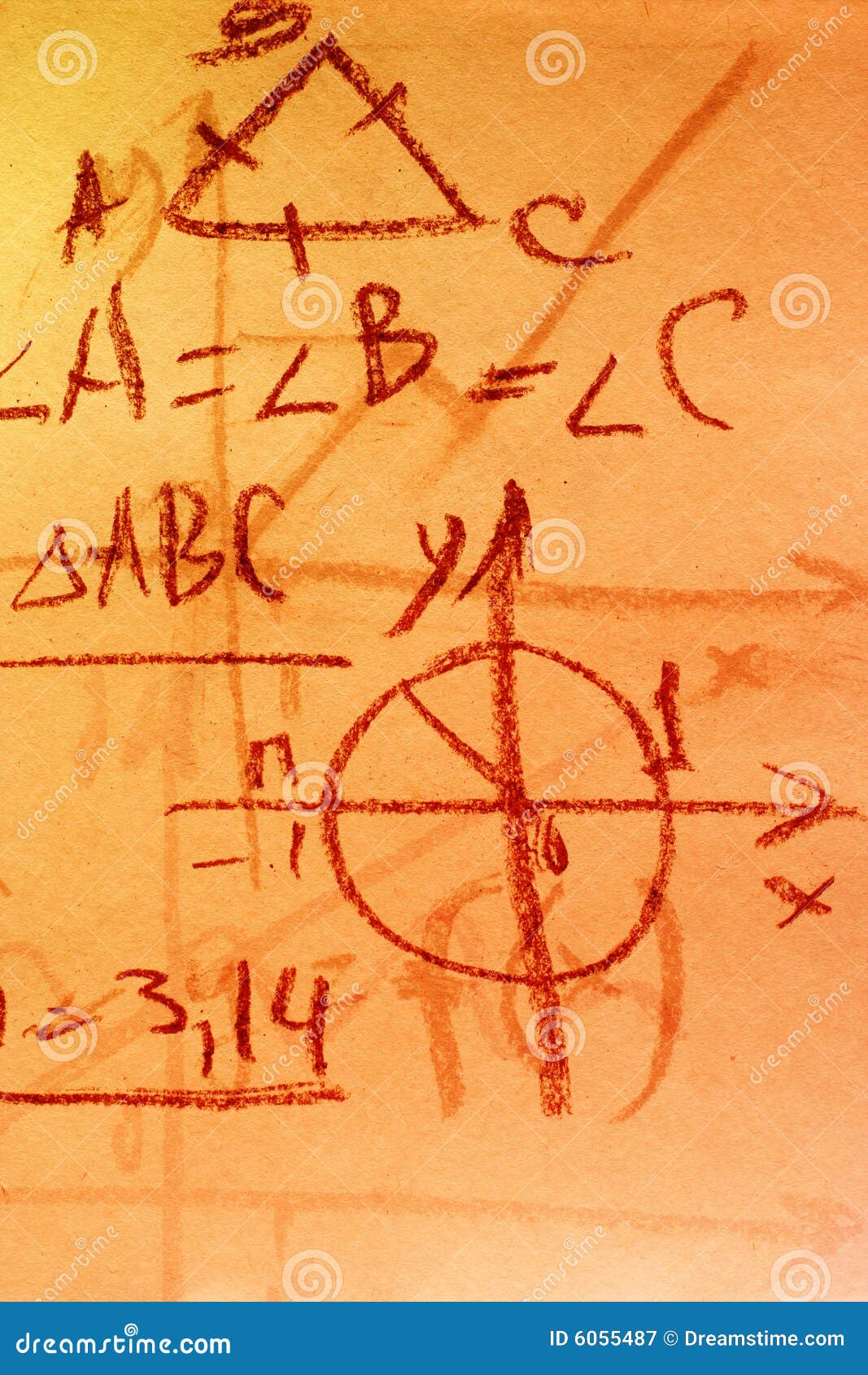 Mathematic stock image. Image of geometry, fmanuscript - 6055487