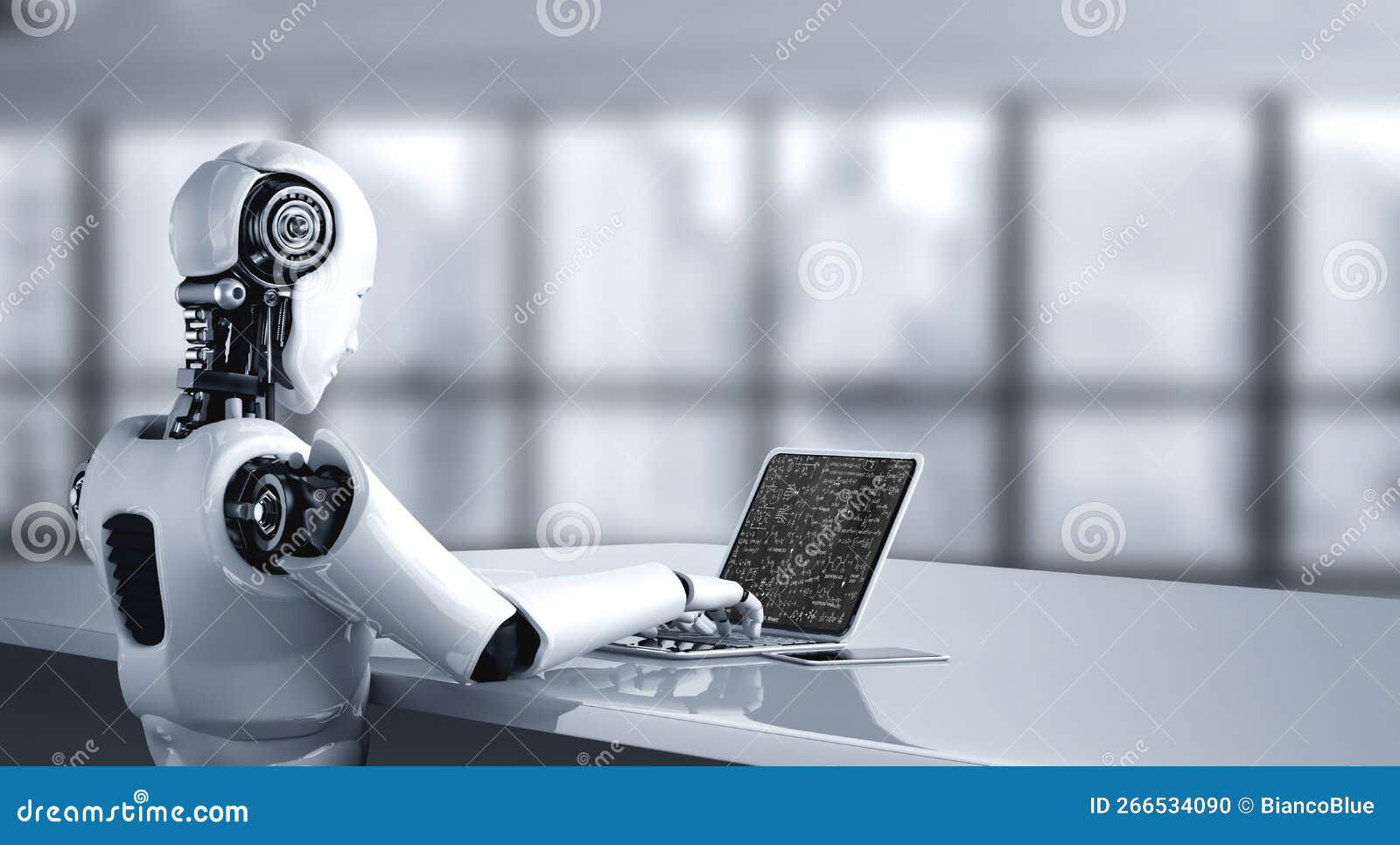 Mathematic Equations and Modish Formula on Computer Screen Stock Photo ...