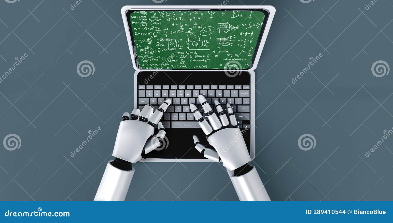 Mathematic Equations and Modish Formula on Computer Screen Stock Photo ...