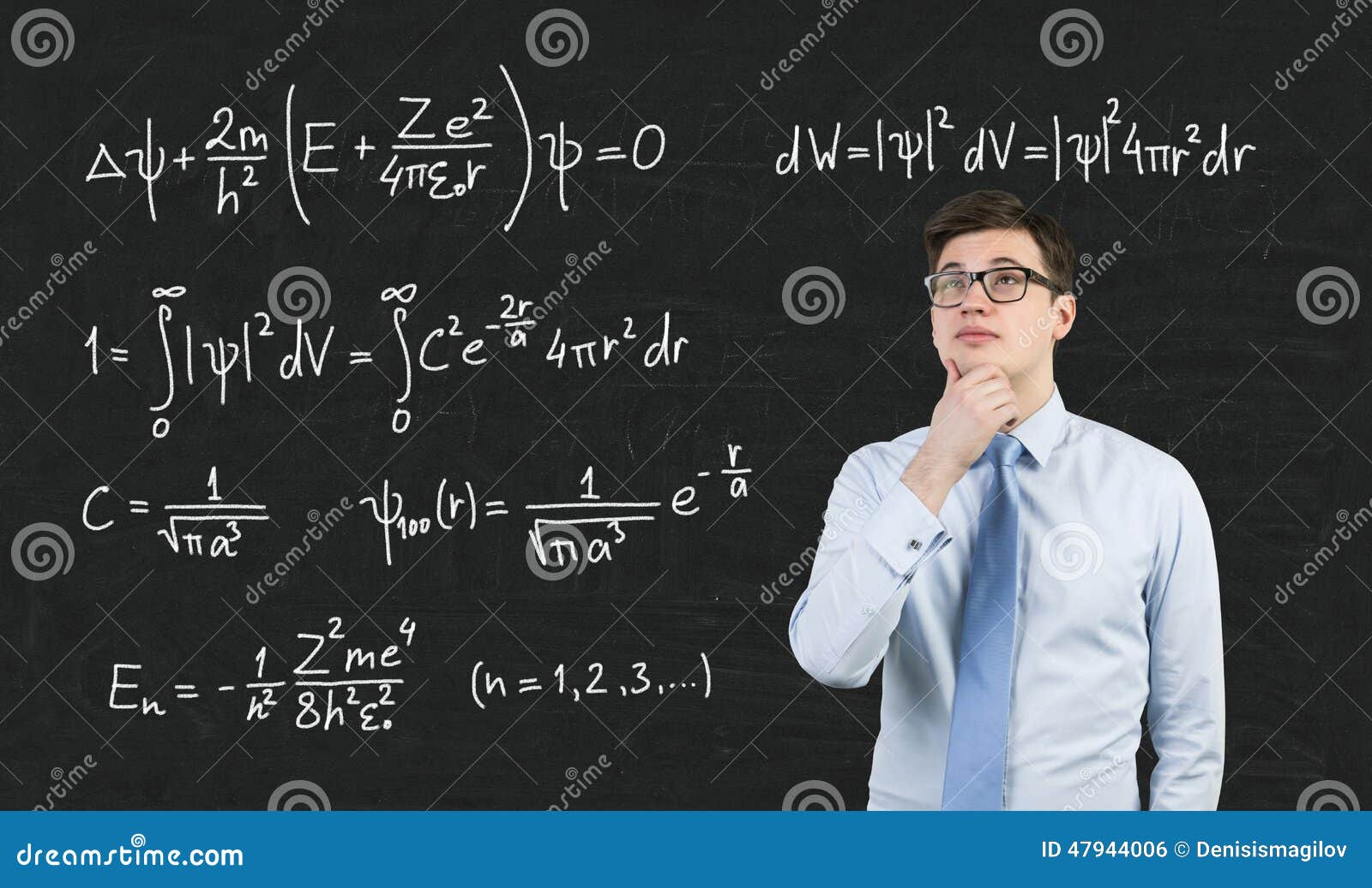 Mathematic Formula on Blackboard Stock Photo - Image of knowledge ...