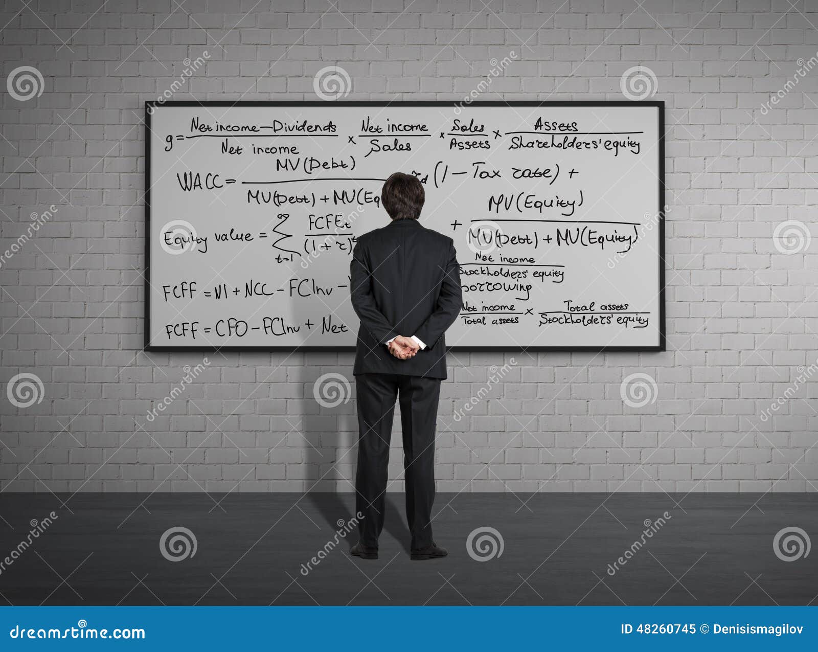 Mathematic formulas stock image. Image of finance, creative - 48260745