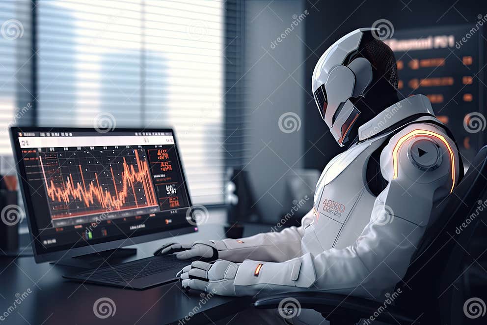 Mathematic Humanoid Equations and Modish Formula on Computer Screen ...