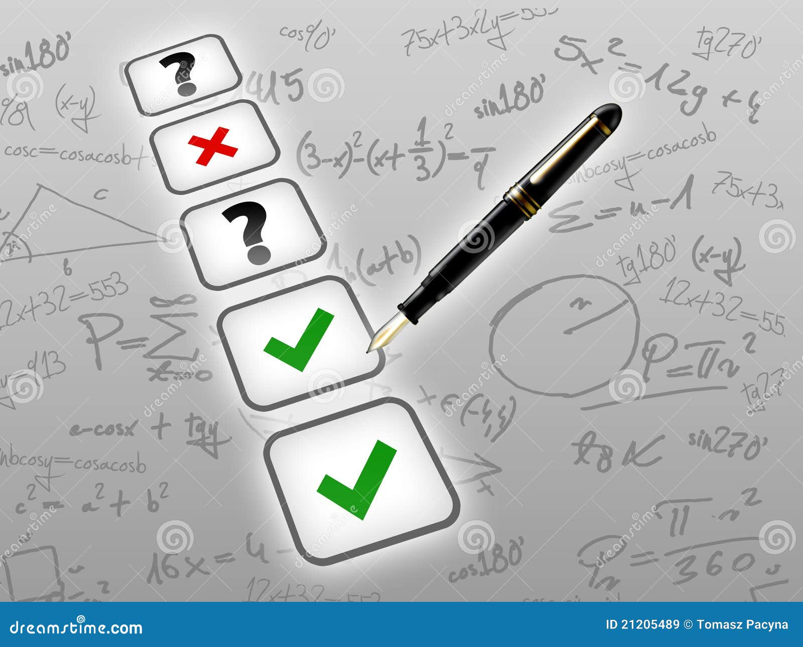 Mathematic Class. Tiny People Learning Math. Arithmetic Symbols ...