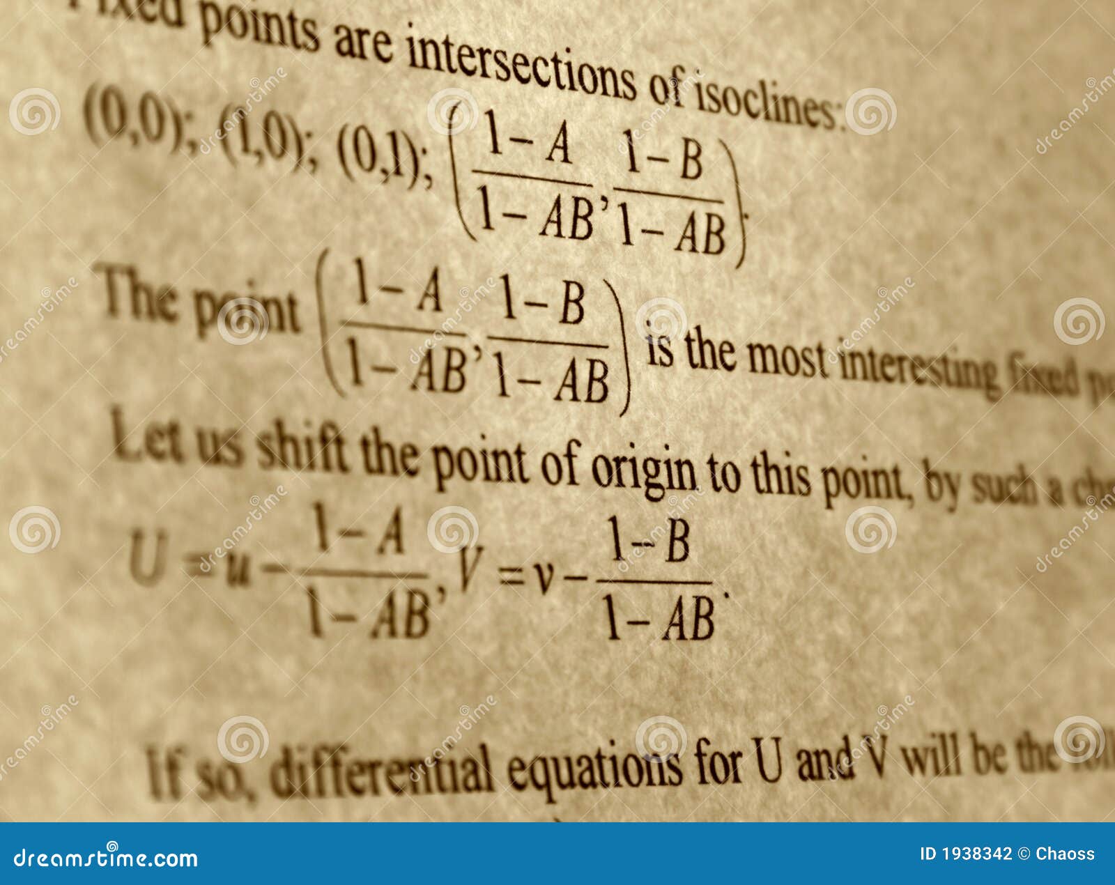 Mathematical abstract text stock photo. Image of mathematics - 1938342