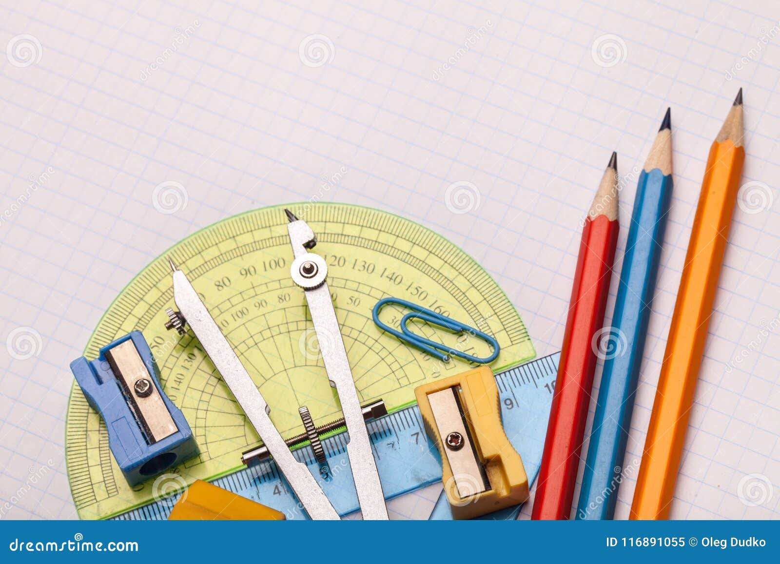 Mathematical accessories stock image. Image of close - 116891055