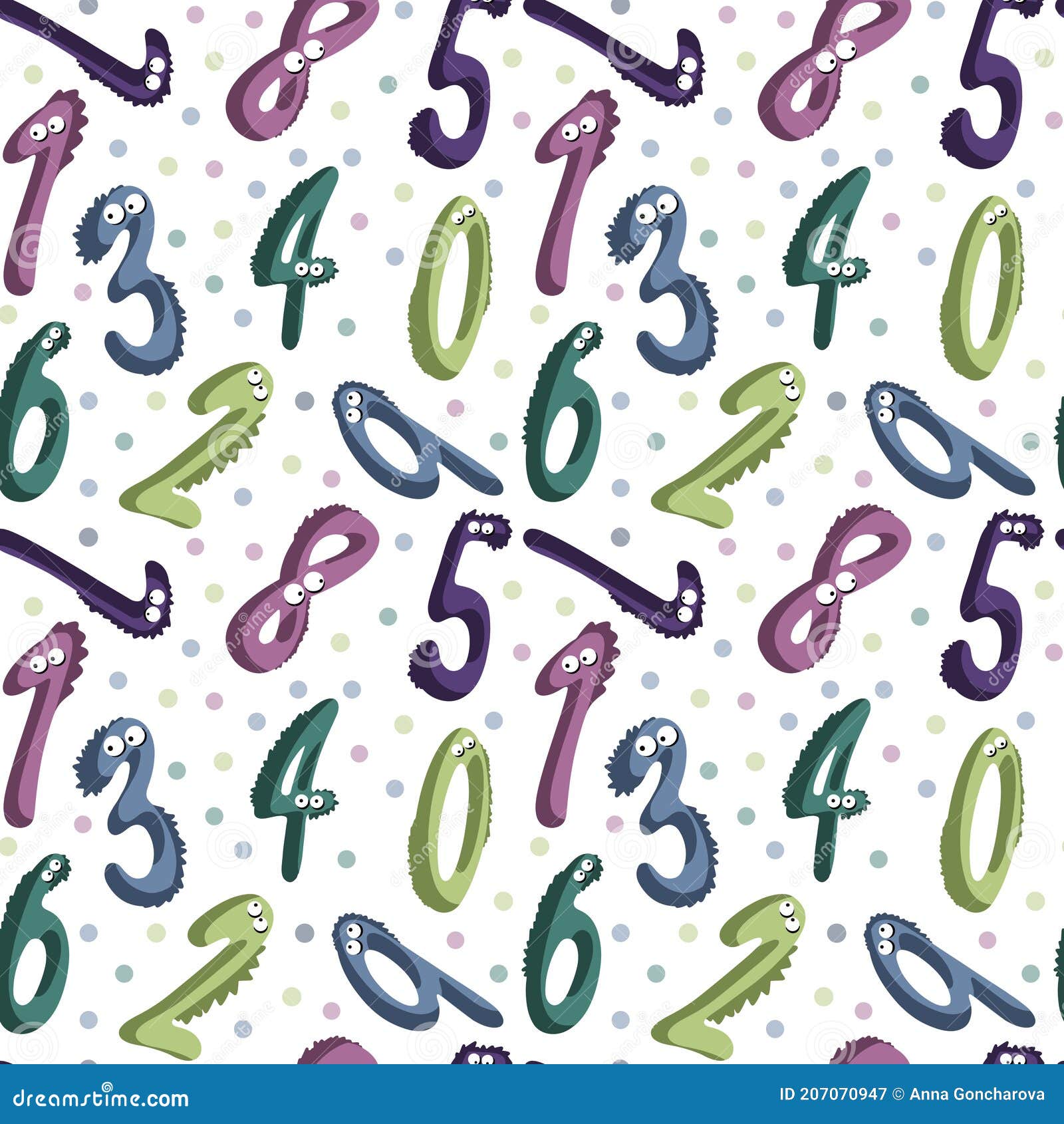 Mathematical Background. Colorful Pattern School for the Children ...