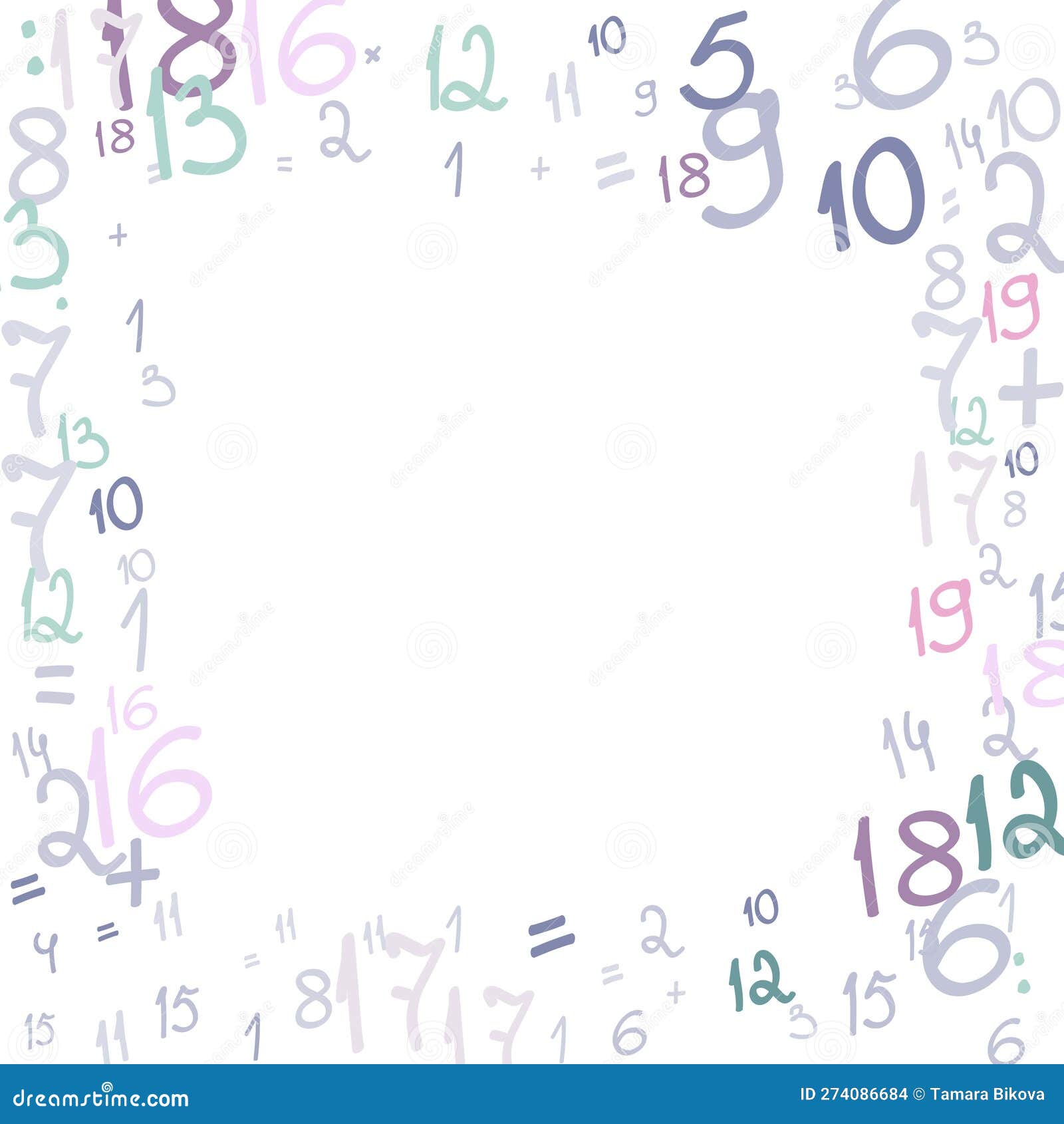 Mathematical Background Written In Chalk On A Blackboard Formulas ...