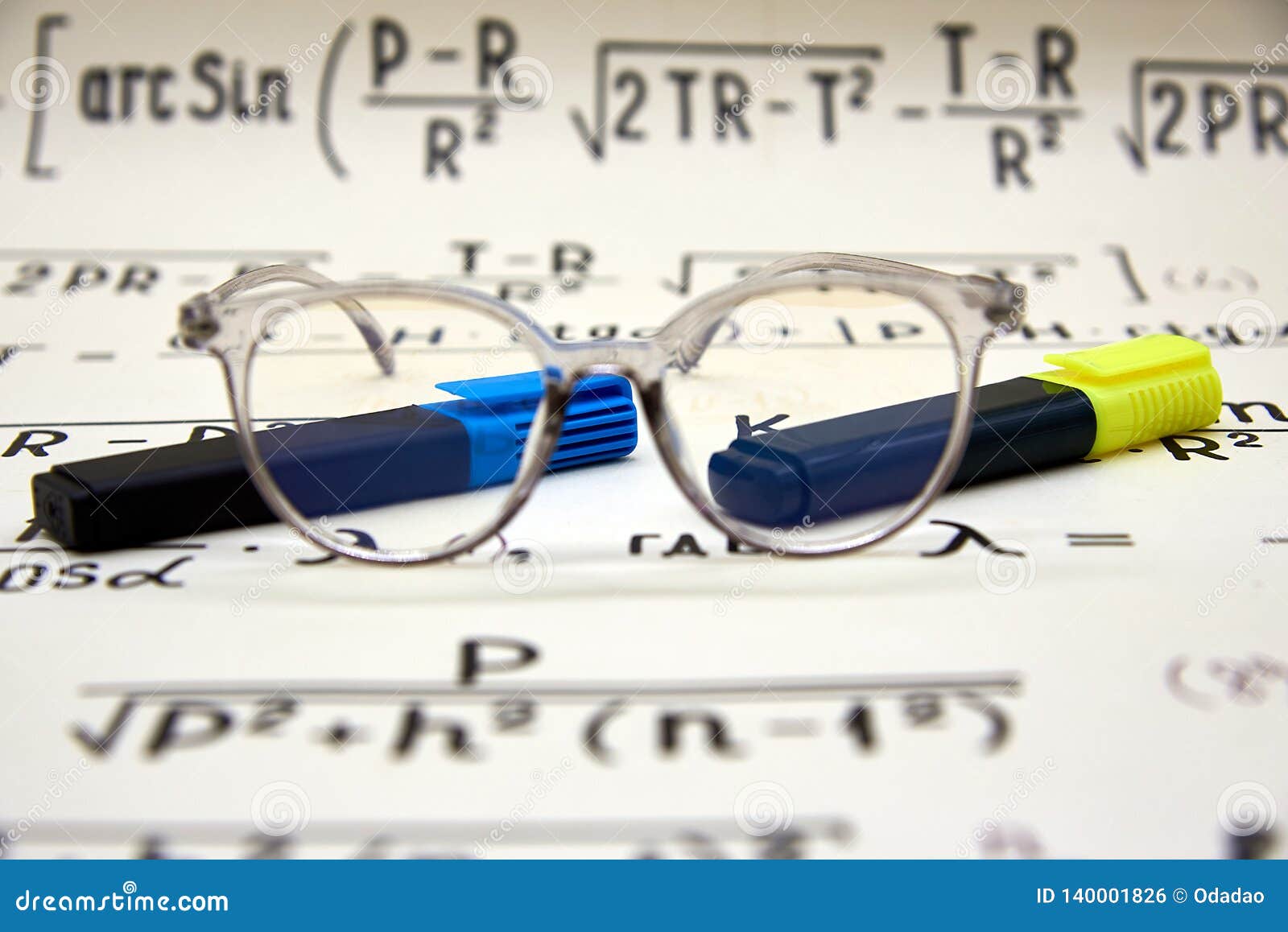 Mathematical Background, Handwritten Formulas, Points and Floater Stock ...