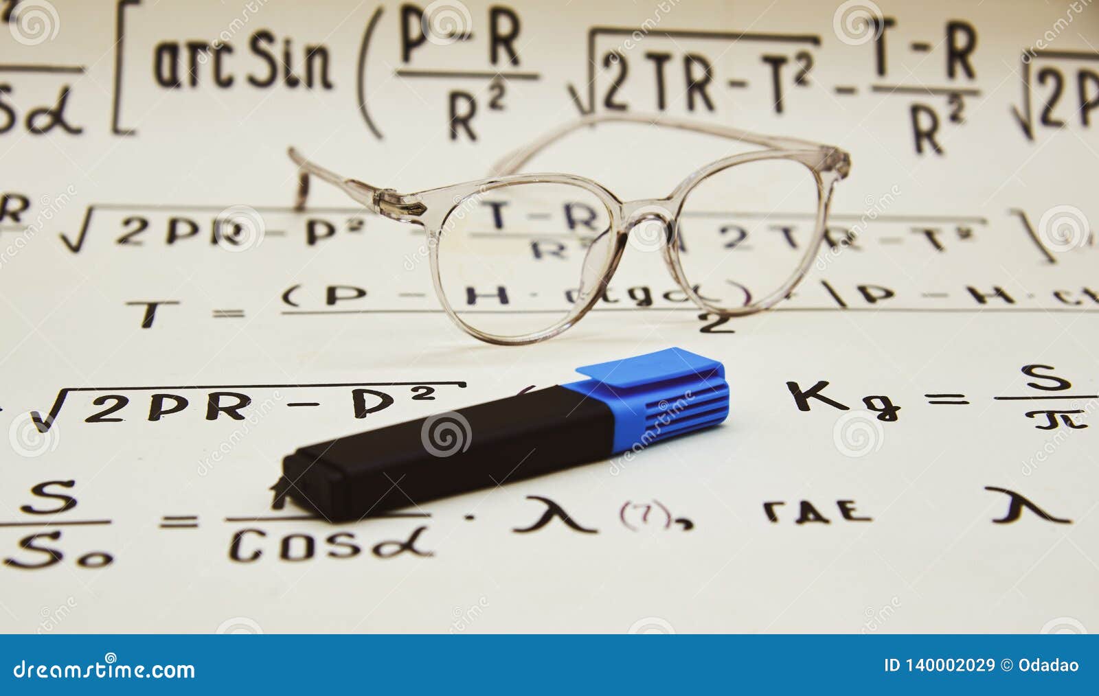 Mathematical Background, Handwritten Formulas, Points and Floater Stock ...