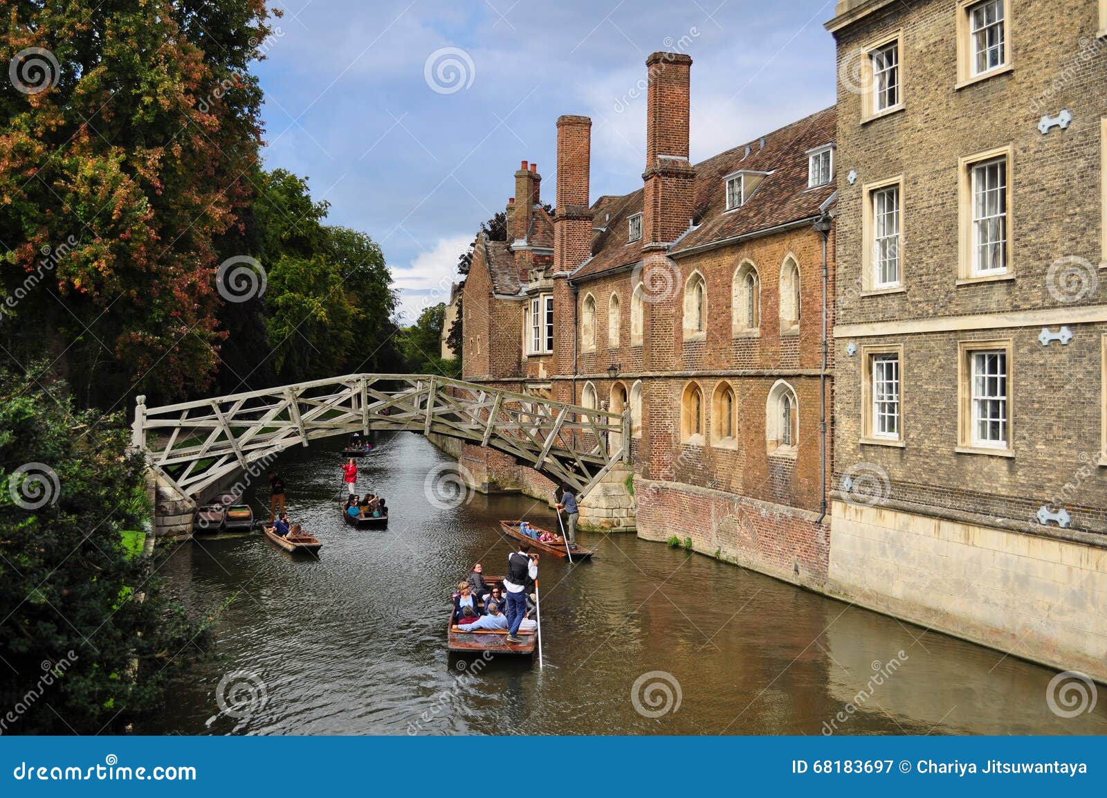 The Mathematical Bridge editorial photography. Image of bridge - 68183697