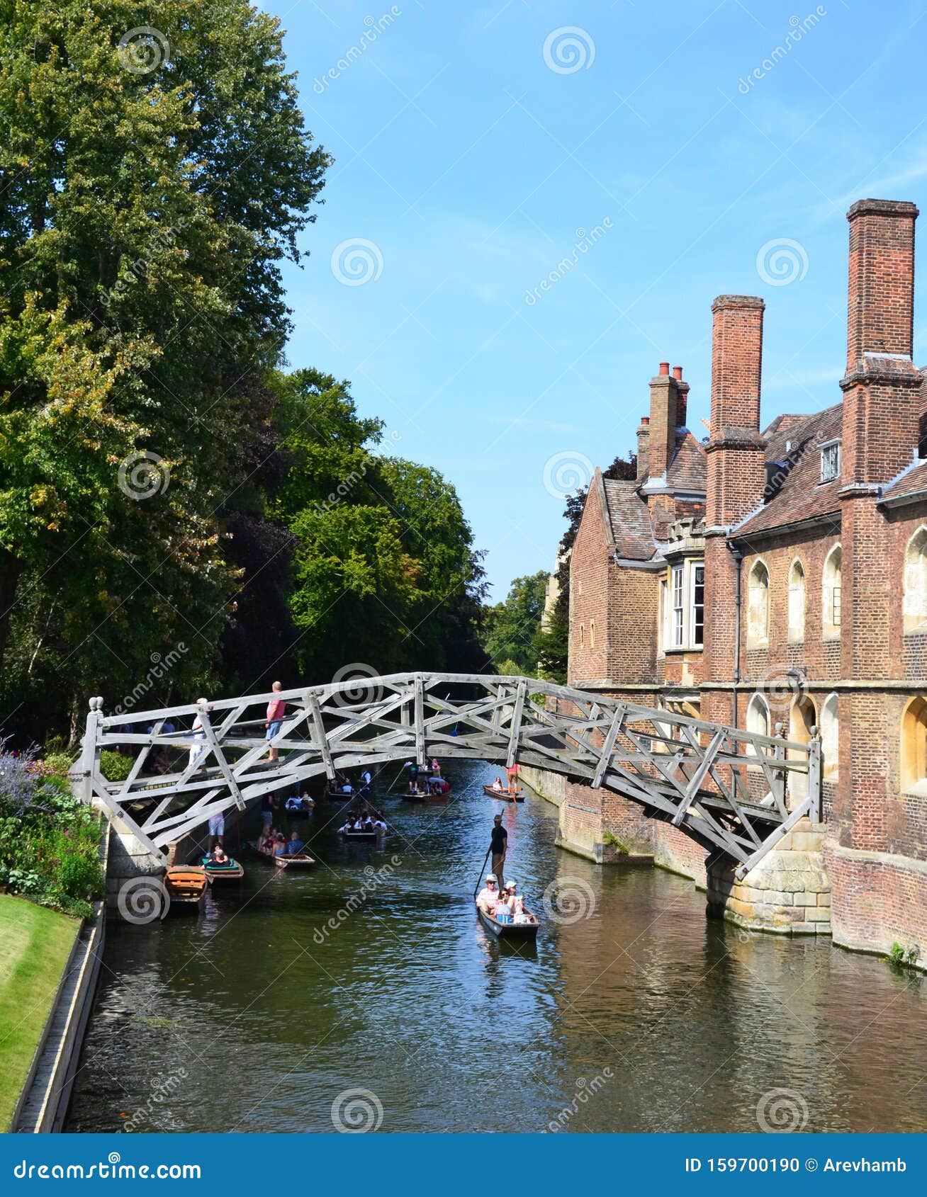Mathematical Bridge in Cambridge, Great Britain Editorial Image - Image ...