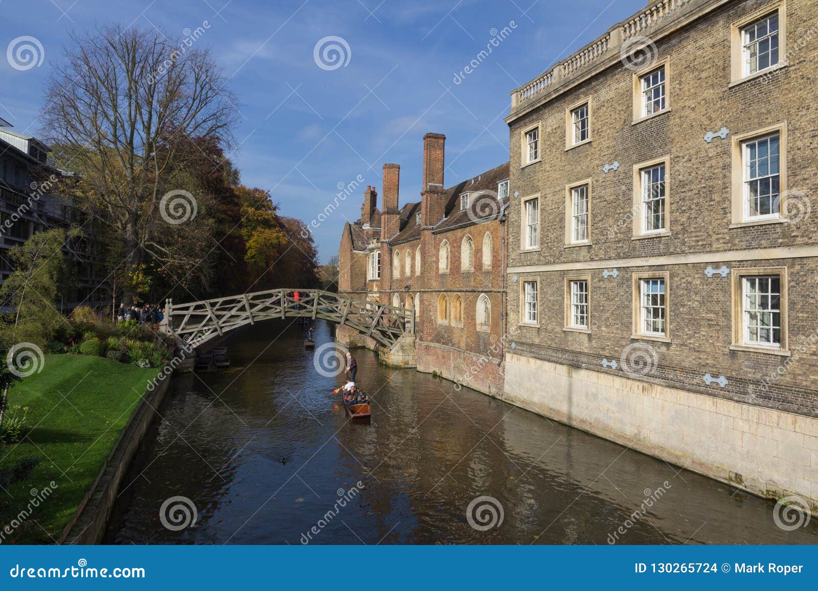 Mathematical Bridge, Cambridge Editorial Stock Image - Image of ...
